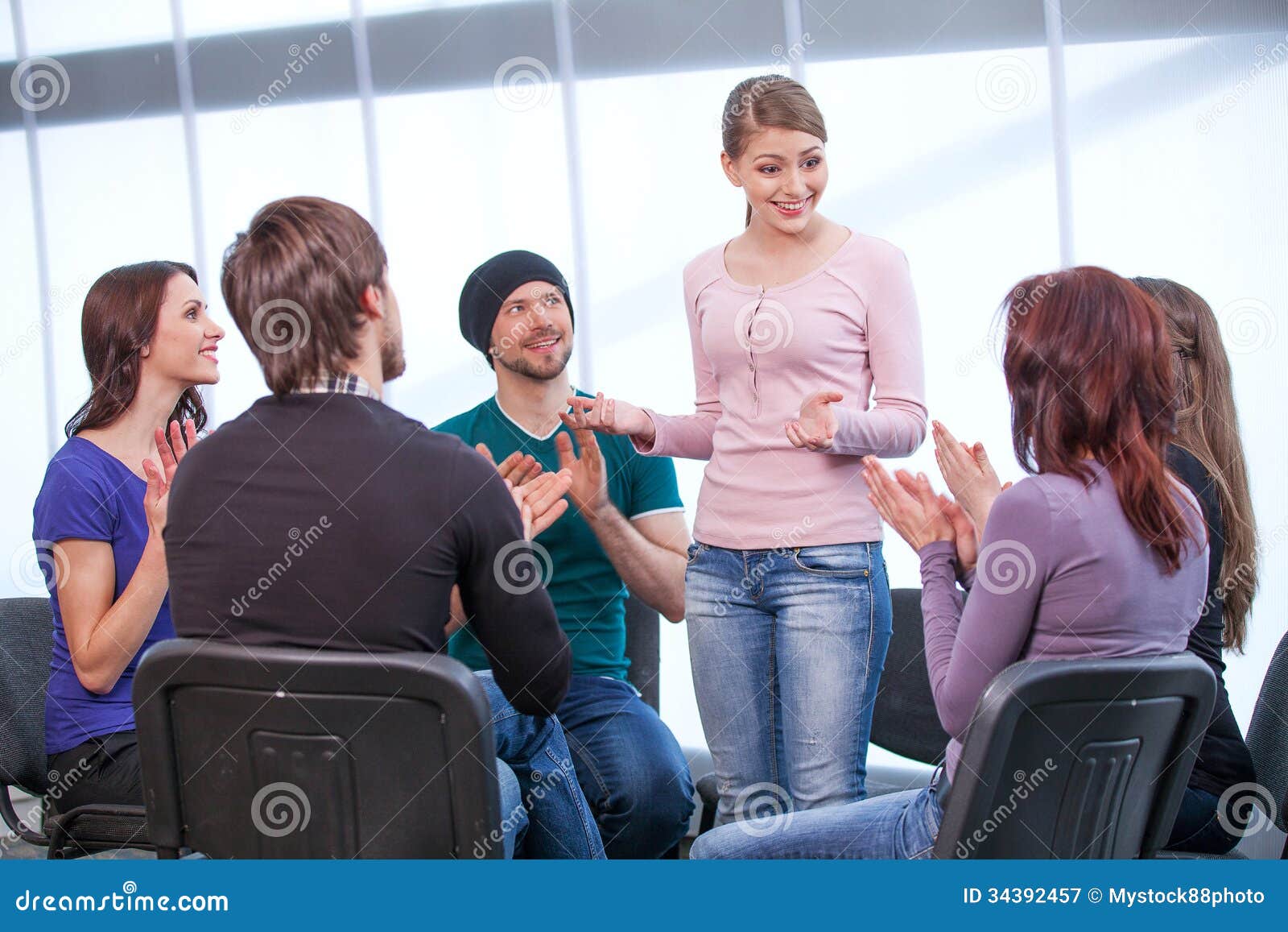All clapping stock image. Image of organization, presentation - 34392457