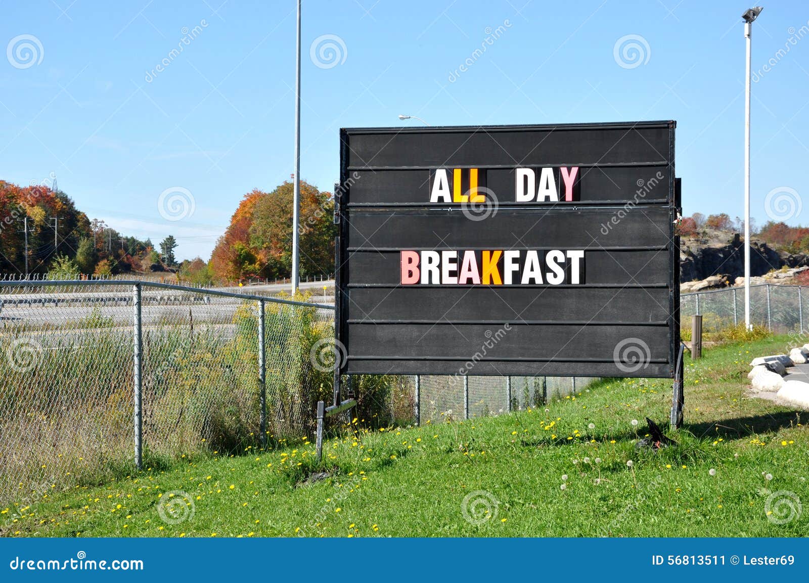 All day breakfast sign stock image. Image of cooked, design - 56813511