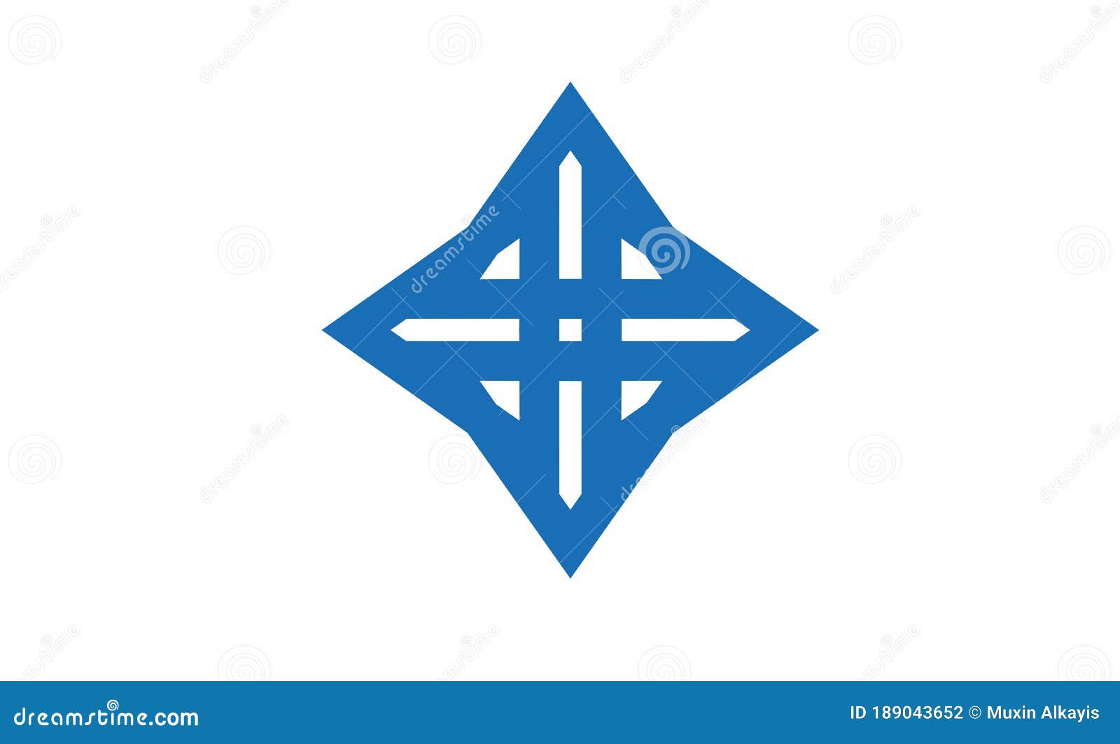All directions logo stock photo. Image of blue, signage - 189043652