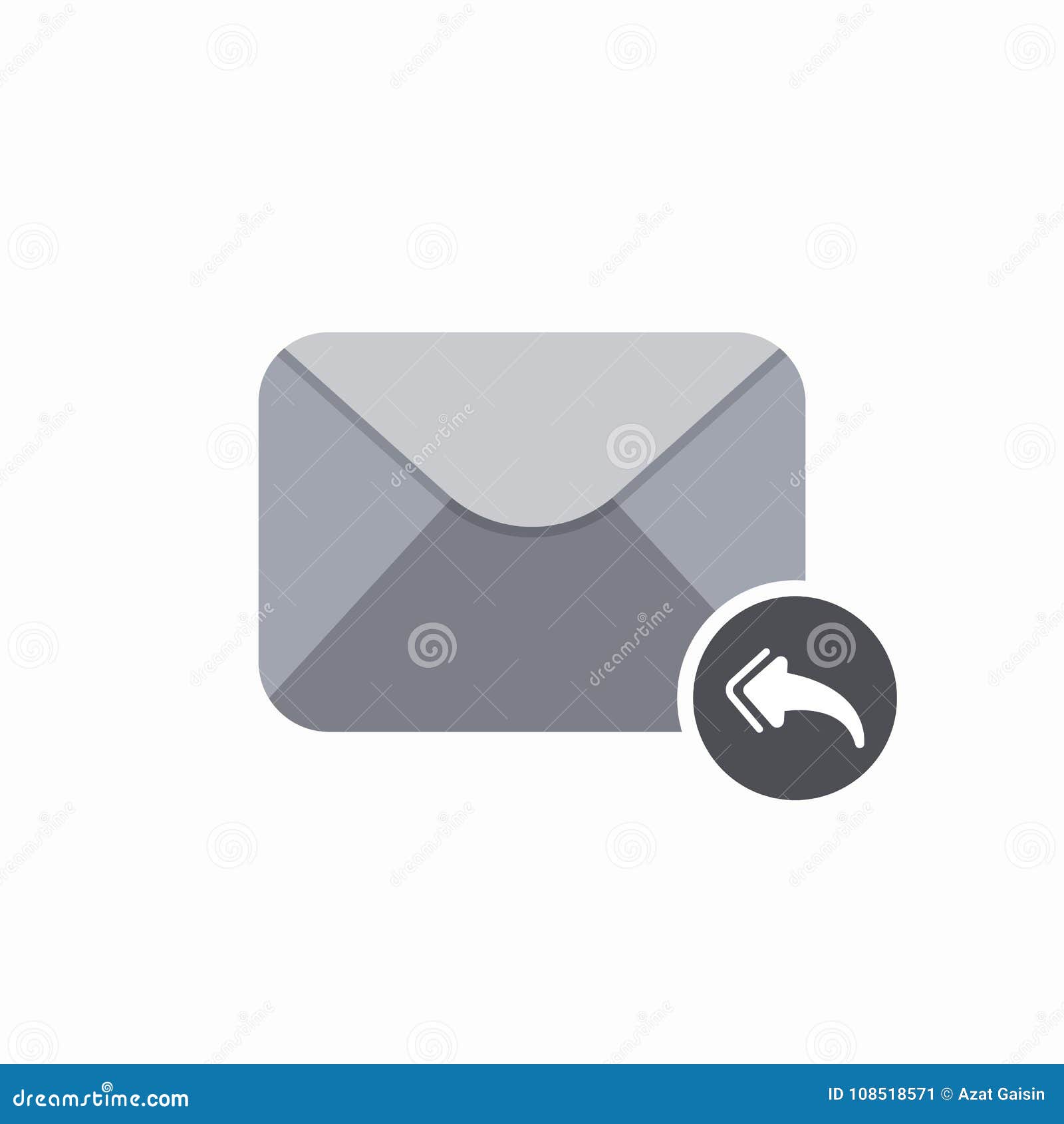 All Email Envelope Mail Message Reply Icon Stock Vector - Illustration ...