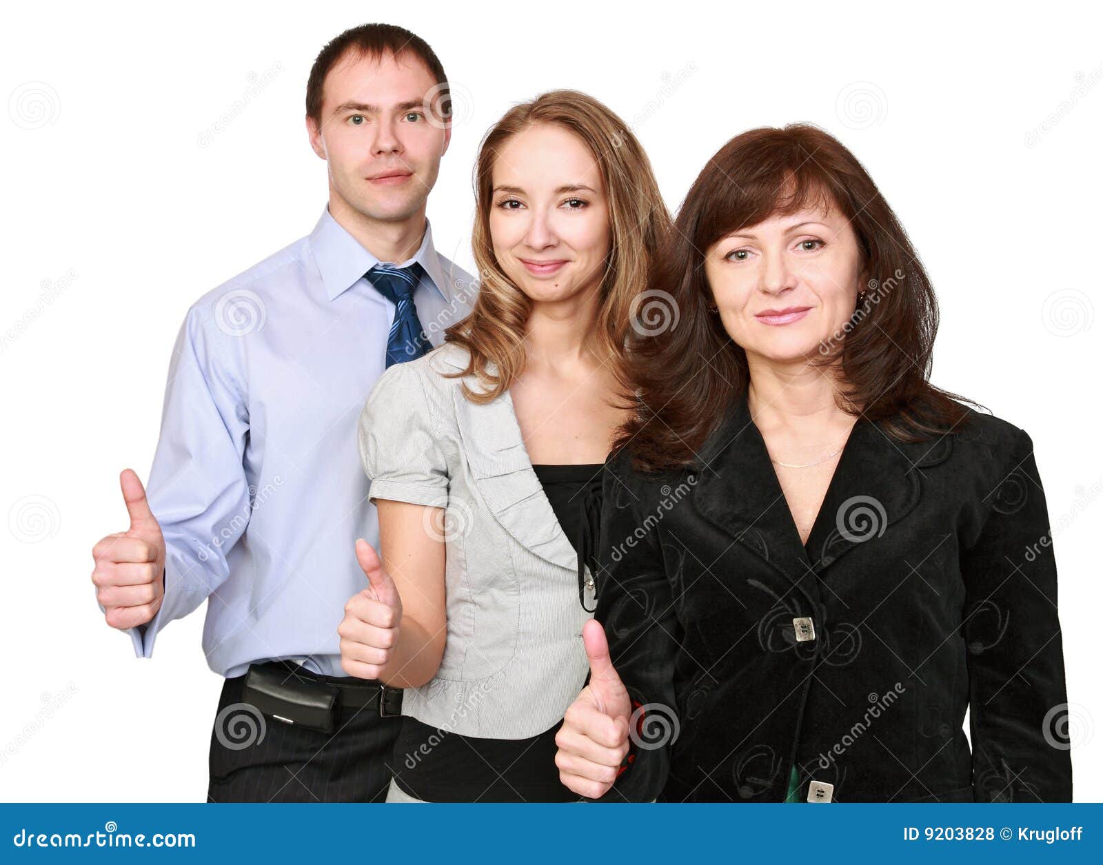 All is excellent! stock photo. Image of colleague, office - 9203828
