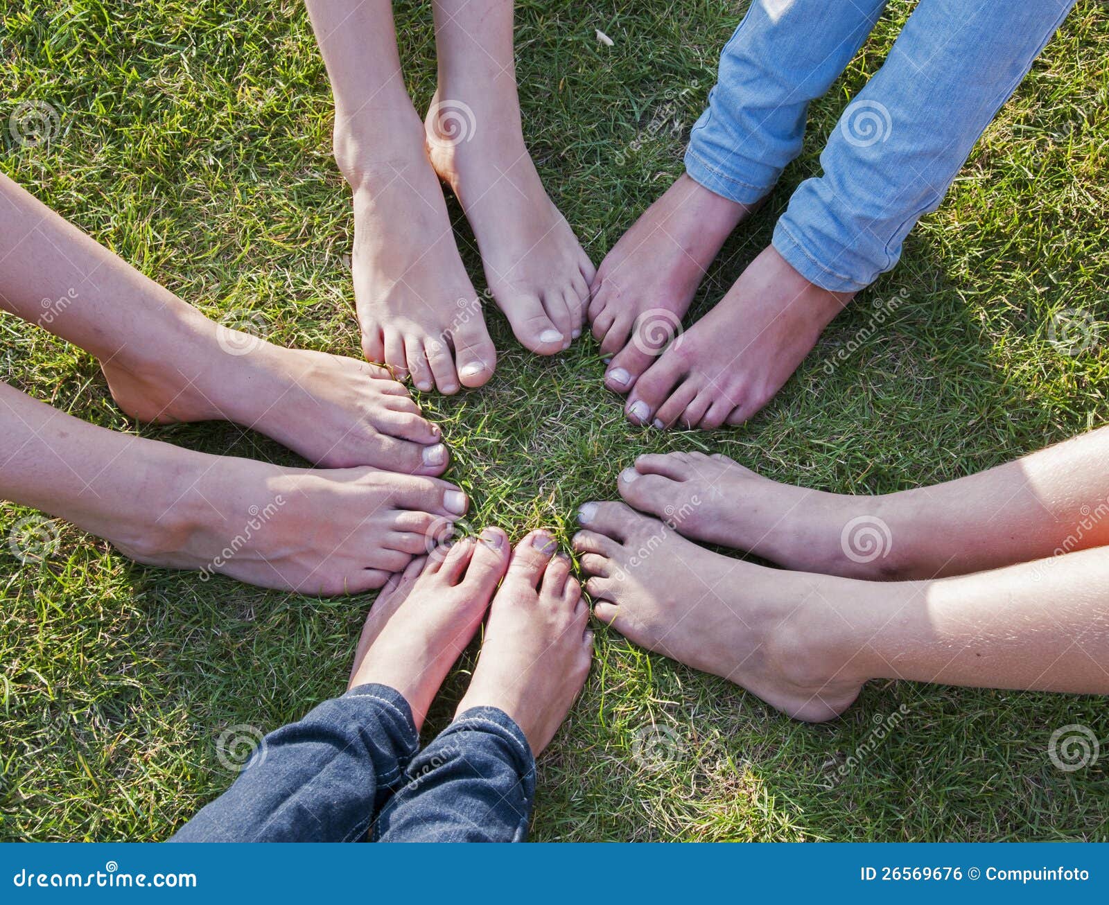All feet together stock photo. Image of round, caucasian - 26569676