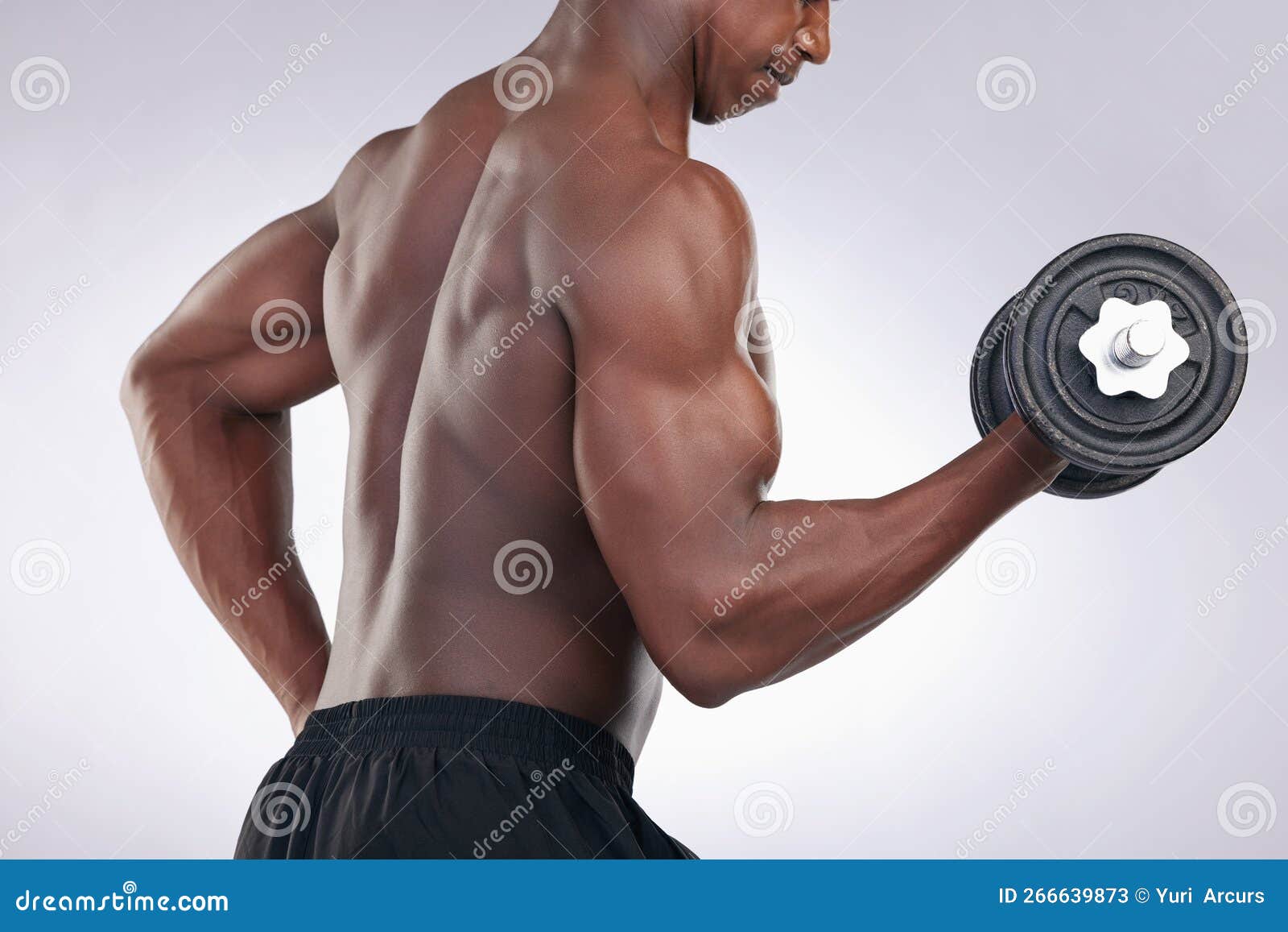 All about those Gains. an Unrecognisable Man Standing Alone in the ...