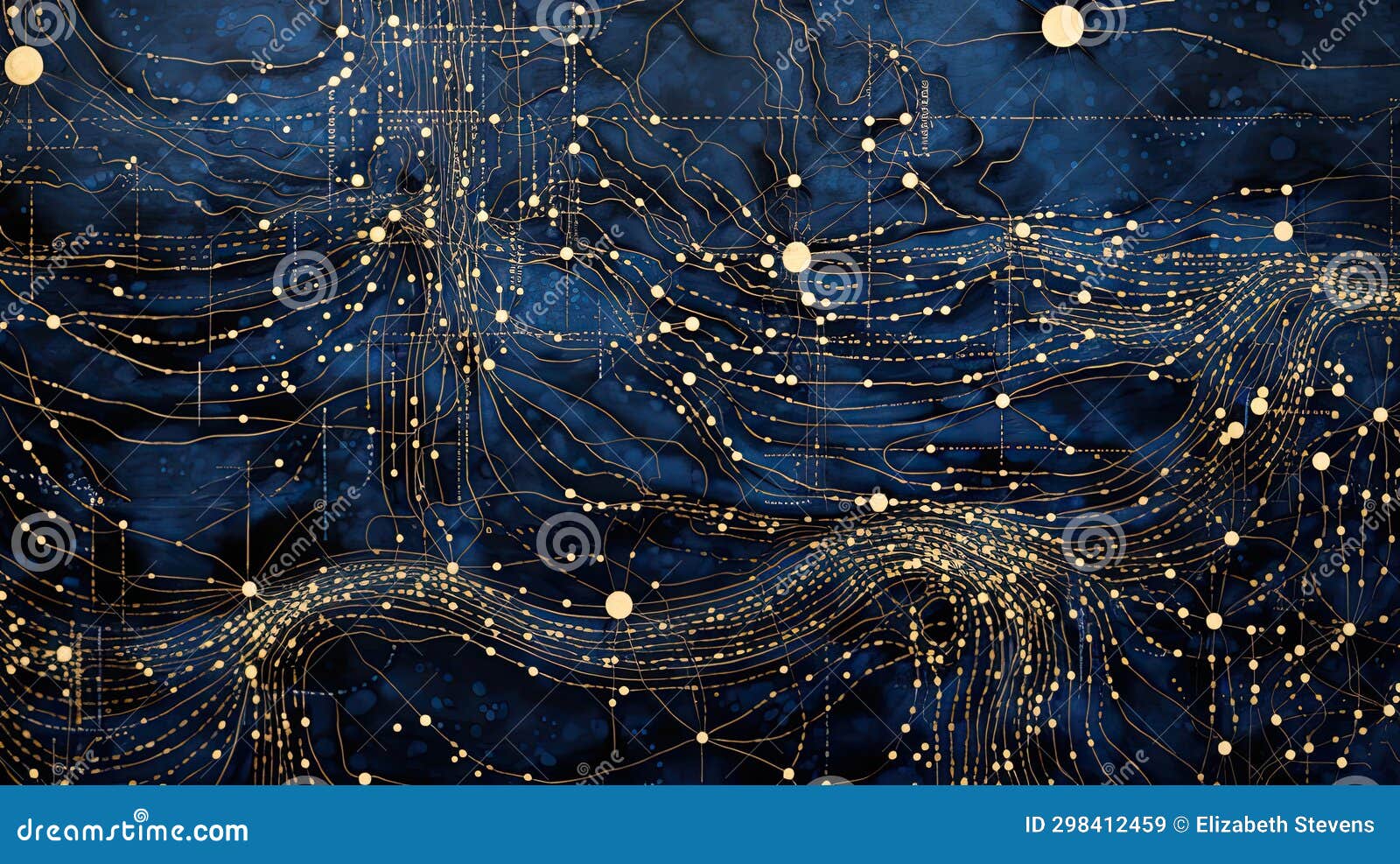 All Gathered Together in Tight Clumps Stock Illustration - Illustration ...