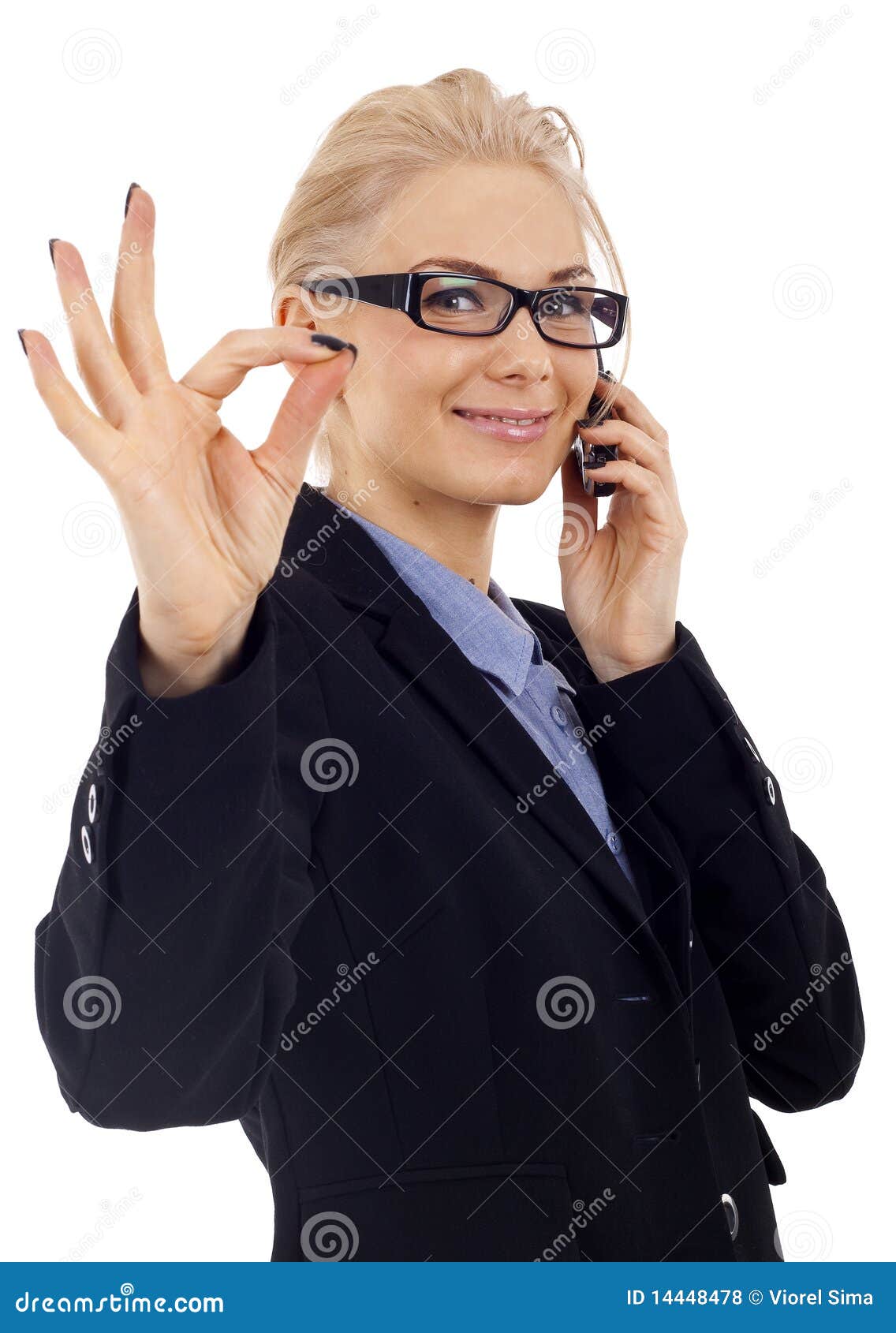 All good! stock photo. Image of business, blond, corporate - 14448478