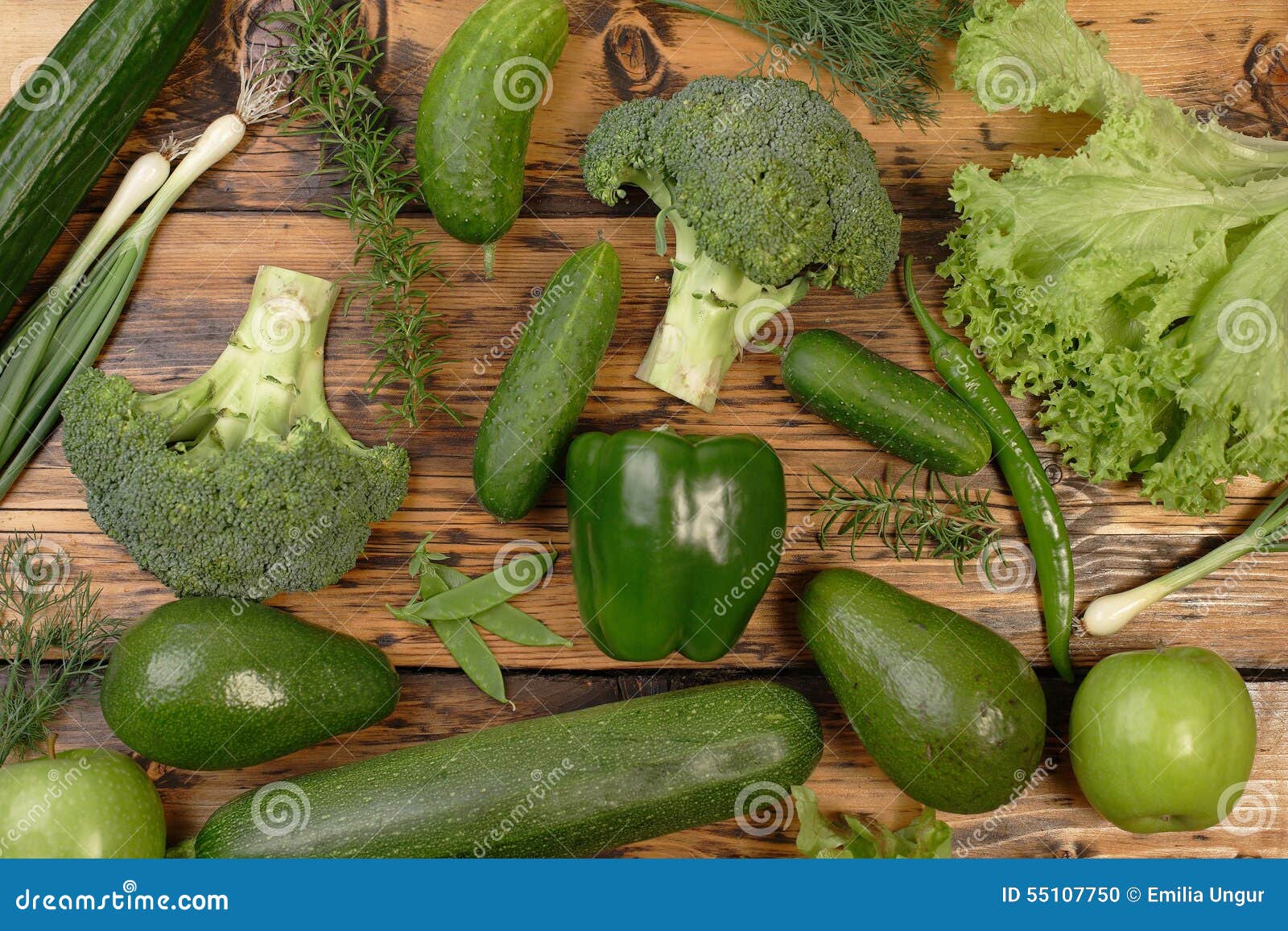 All green food stock photo. Image of broccoli, green - 55107750