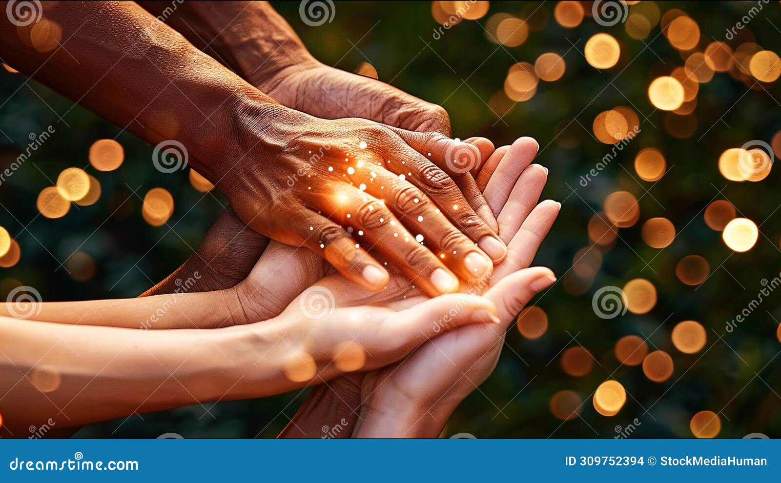 All Hands in People Soft Diffuse Bokeh Focus Friendship Unity Trust ...