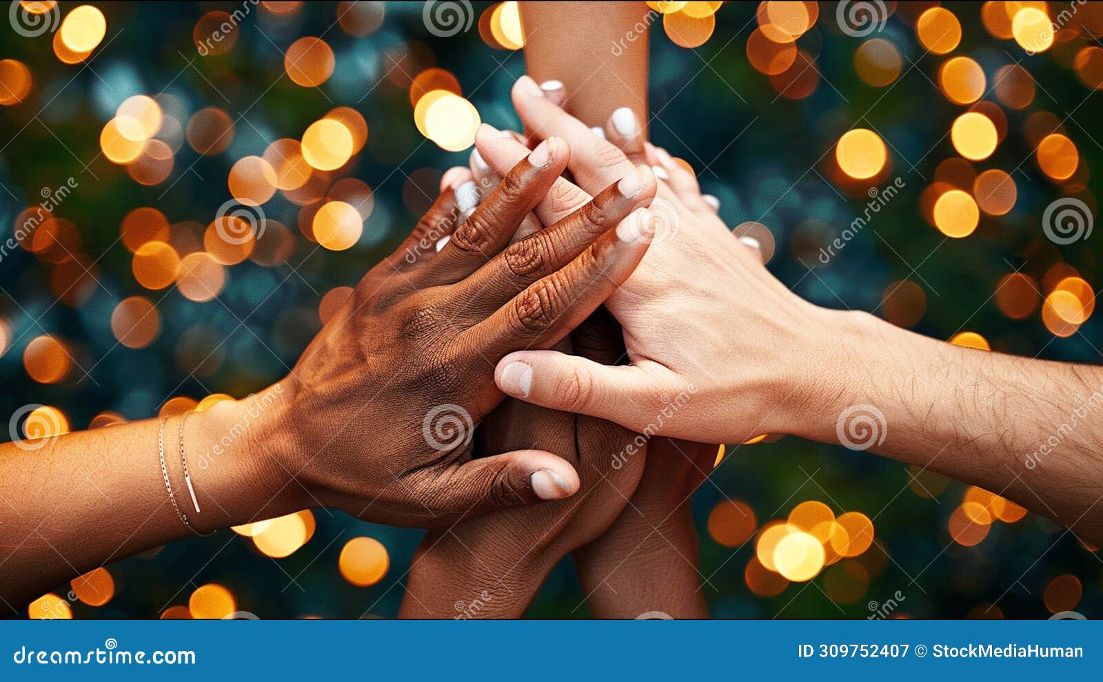 All Hands in People Soft Diffuse Bokeh Focus Friendship Unity Trust ...