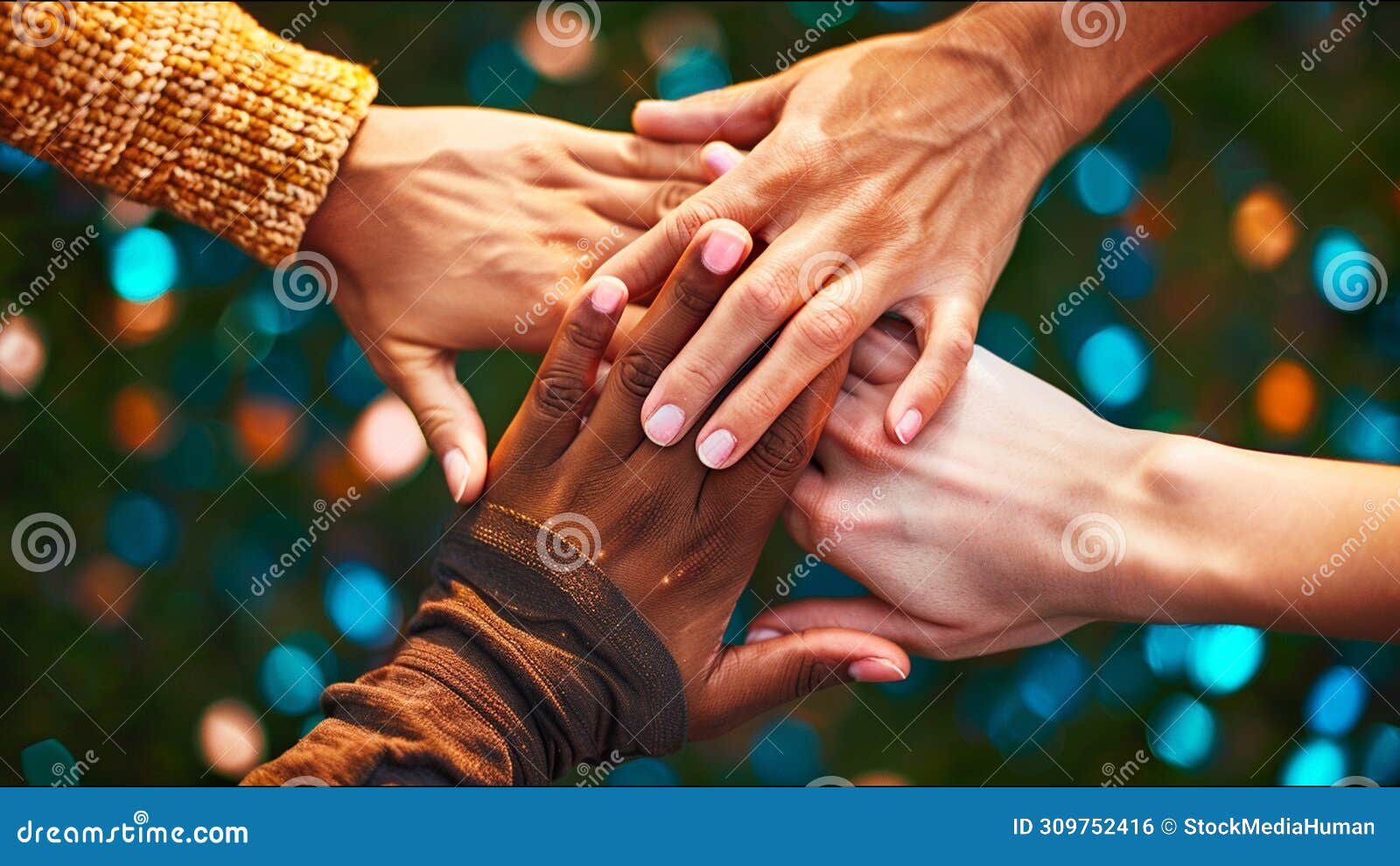 All Hands in People Soft Diffuse Bokeh Focus Friendship Unity Trust ...