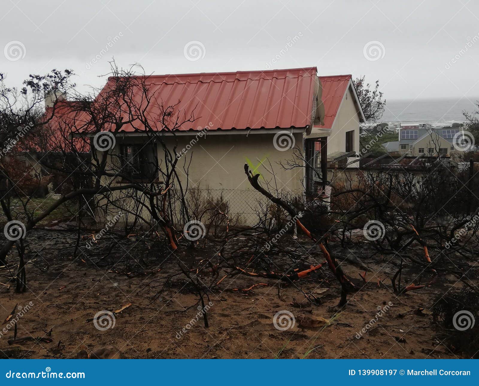 Burned house stock image. Image of burns, mountain, homes - 139908197