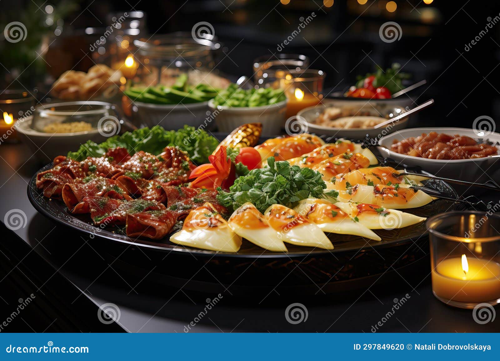 All Inclusive Food Buffet at the Hotel Stock Photo - Image of ...