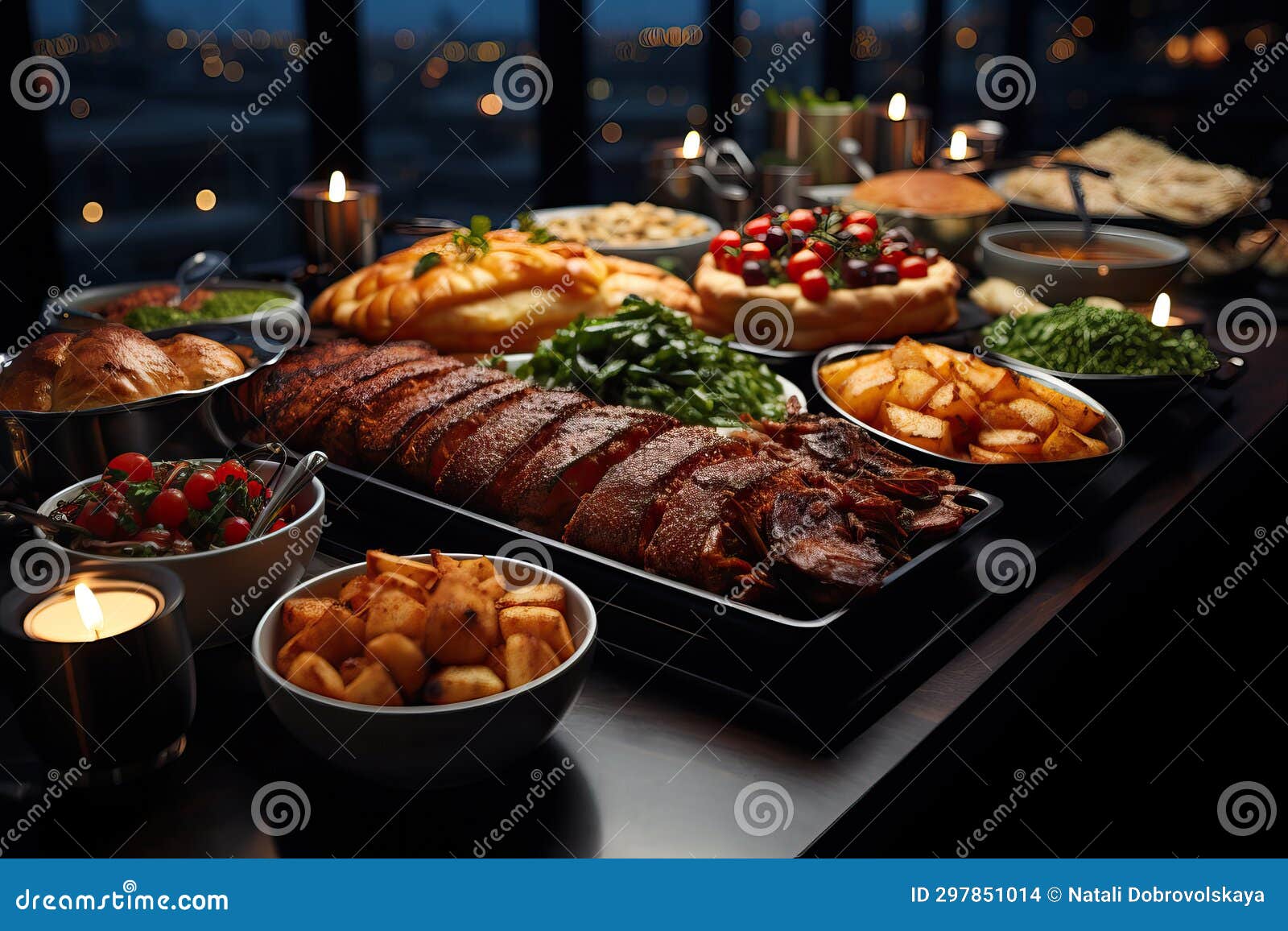 All Inclusive Food Buffet at the Hotel Stock Photo - Image of ...