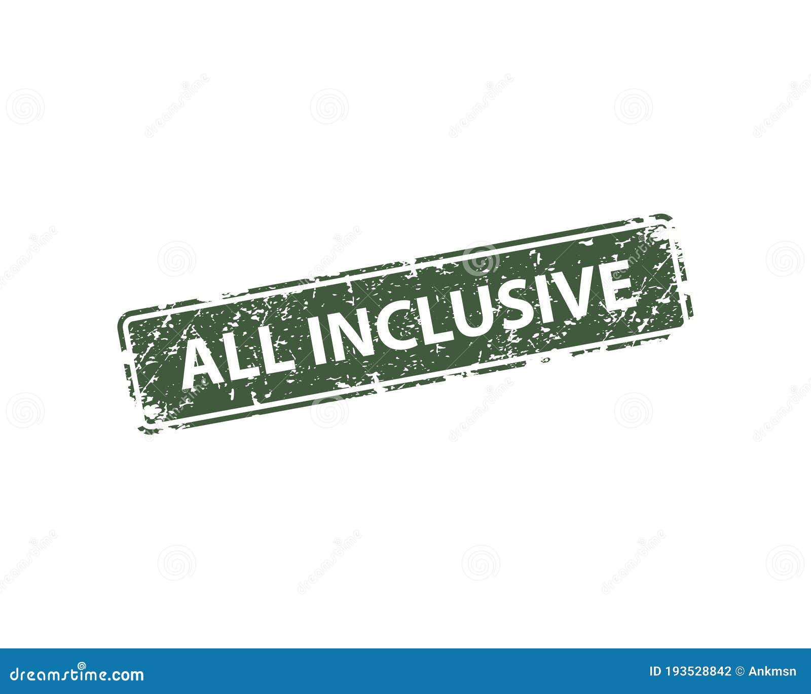 All Inclusive Stamp Vector Texture. Rubber Cliche Imprint Stock Vector ...