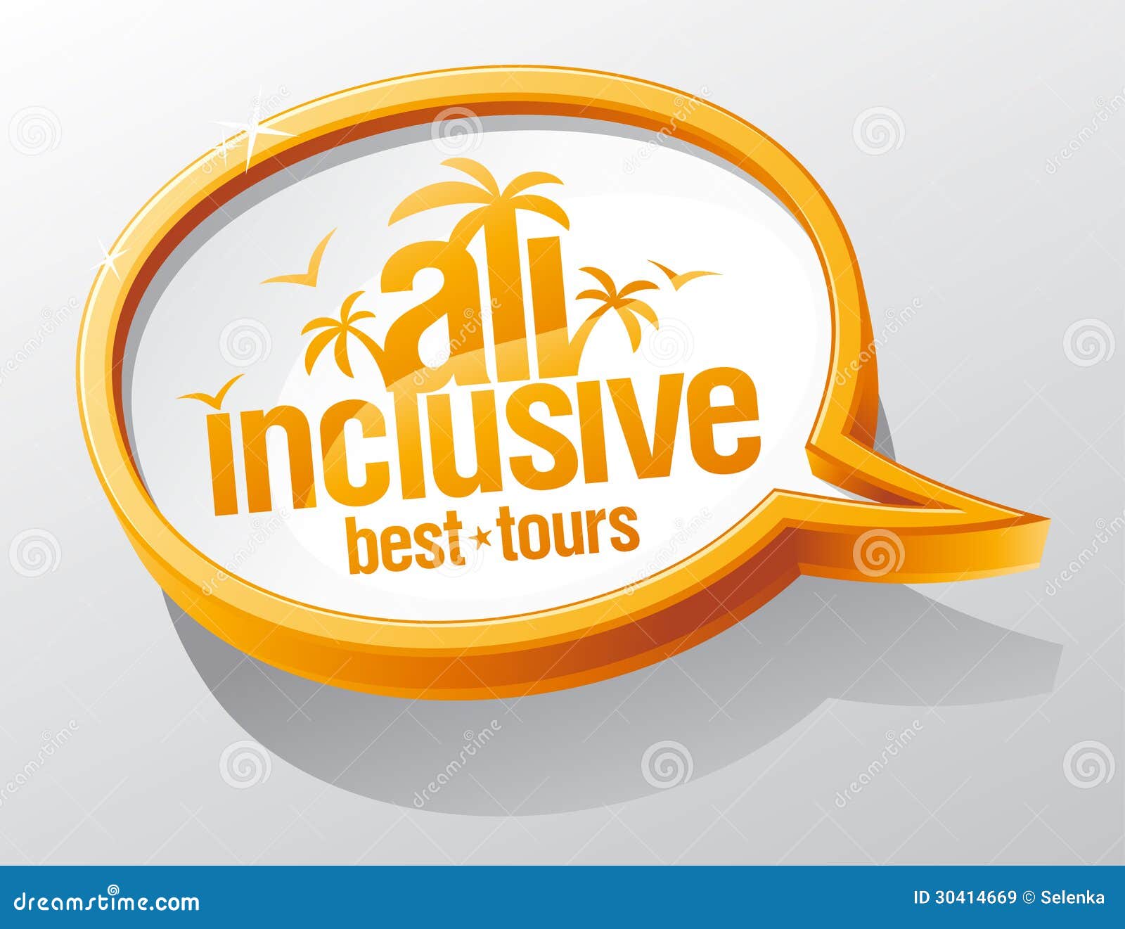 Tourism All Inclusive Service Icon Vector Illustration | CartoonDealer ...