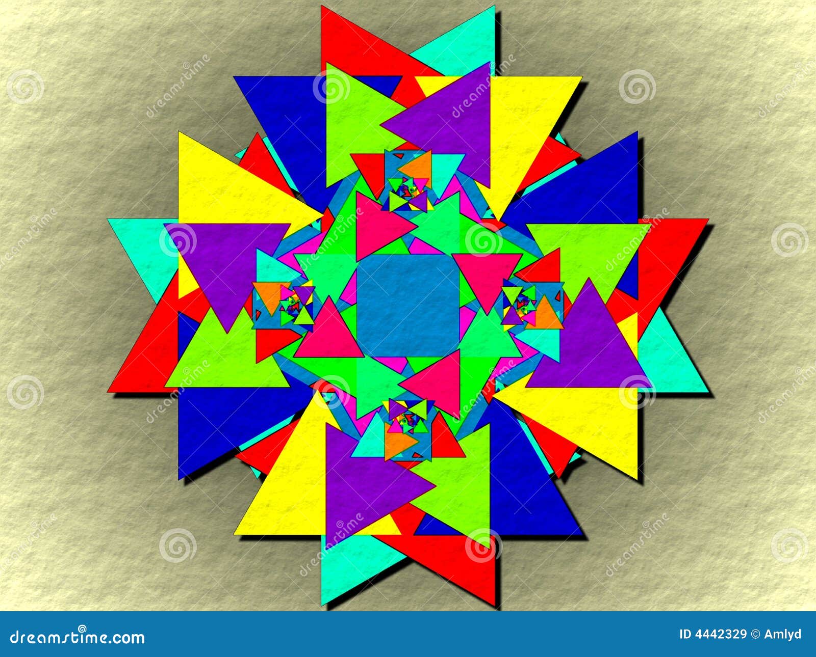 All made with triangles stock illustration. Illustration of novel - 4442329