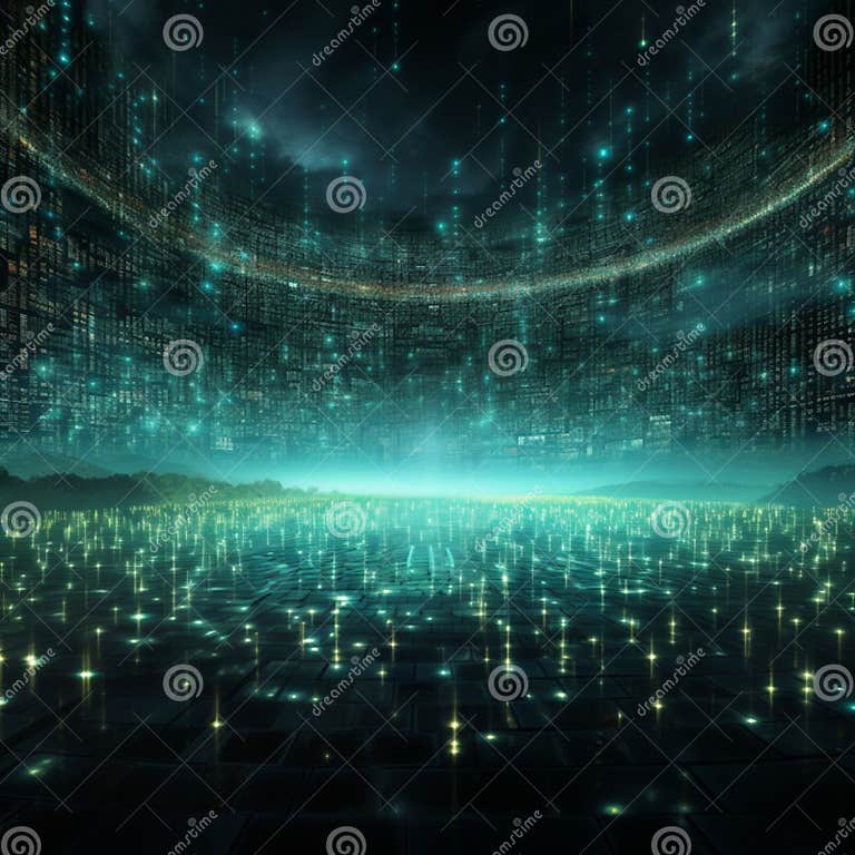 We are All in the Matrix. Ai Generated Stock Illustration ...