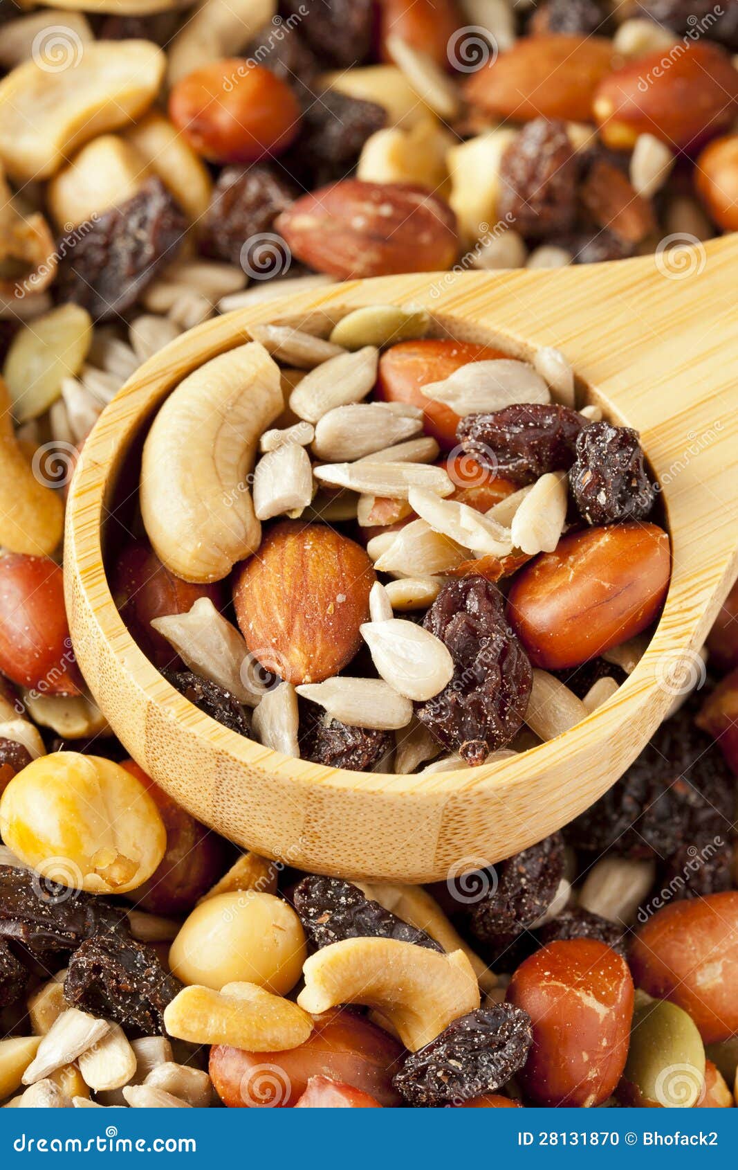 All Natural Homemade Trail Mix Stock Photo - Image of trailmix, healthy ...