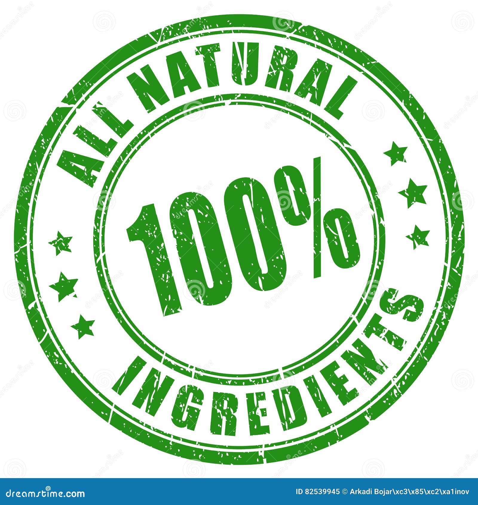 All natural rubber stamp stock vector. Illustration of certificate ...