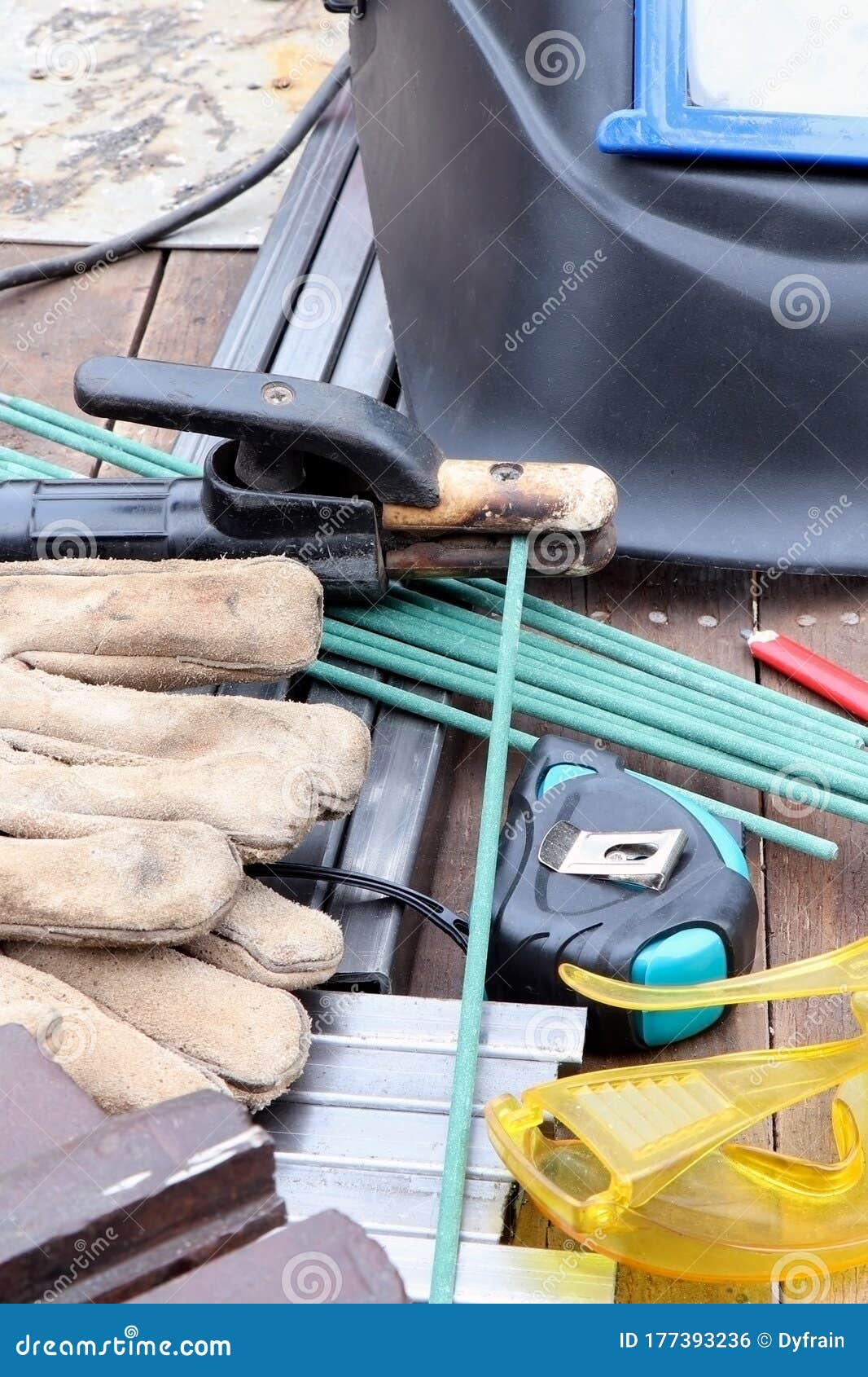 All the Necessary Tools for Electro-welding Stock Photo - Image of ...