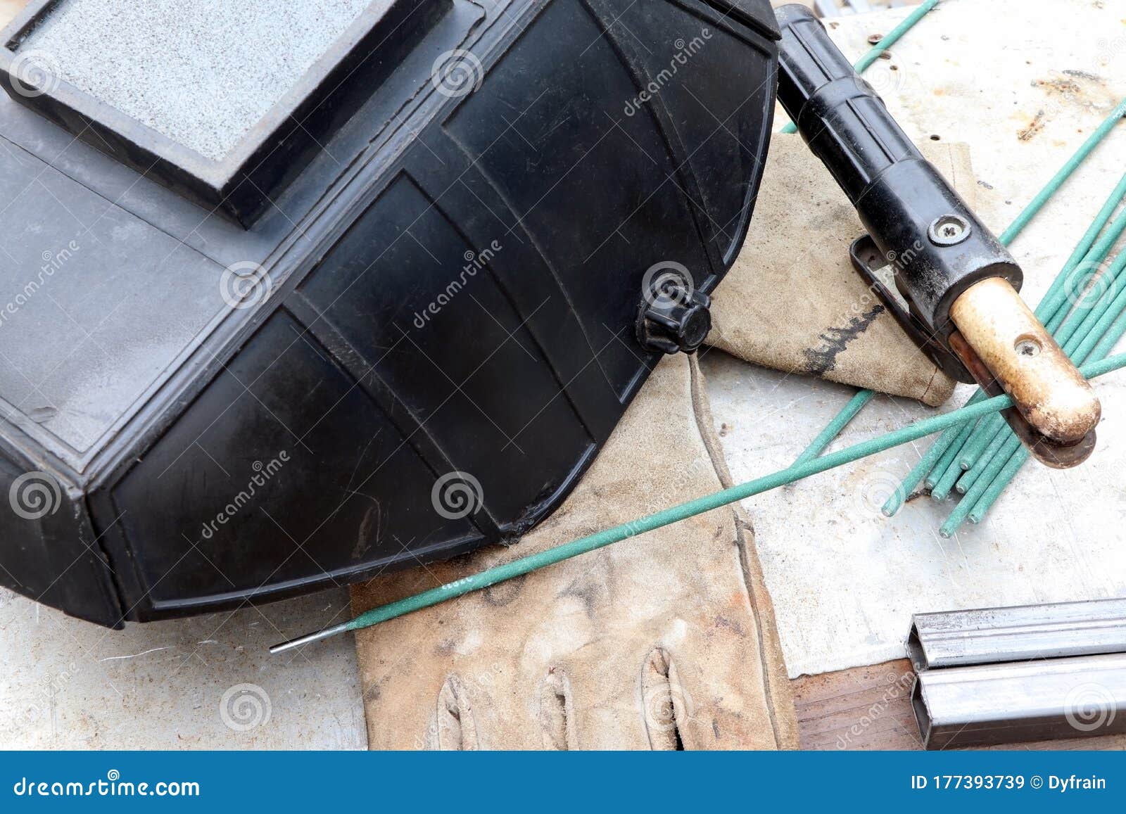 All the Necessary Tools for Electro Welding Stock Image - Image of ...