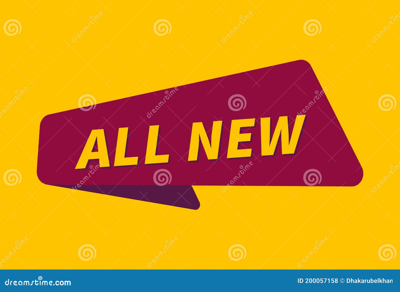 All New Banner Vector, All New Image Stock Vector - Illustration of ...