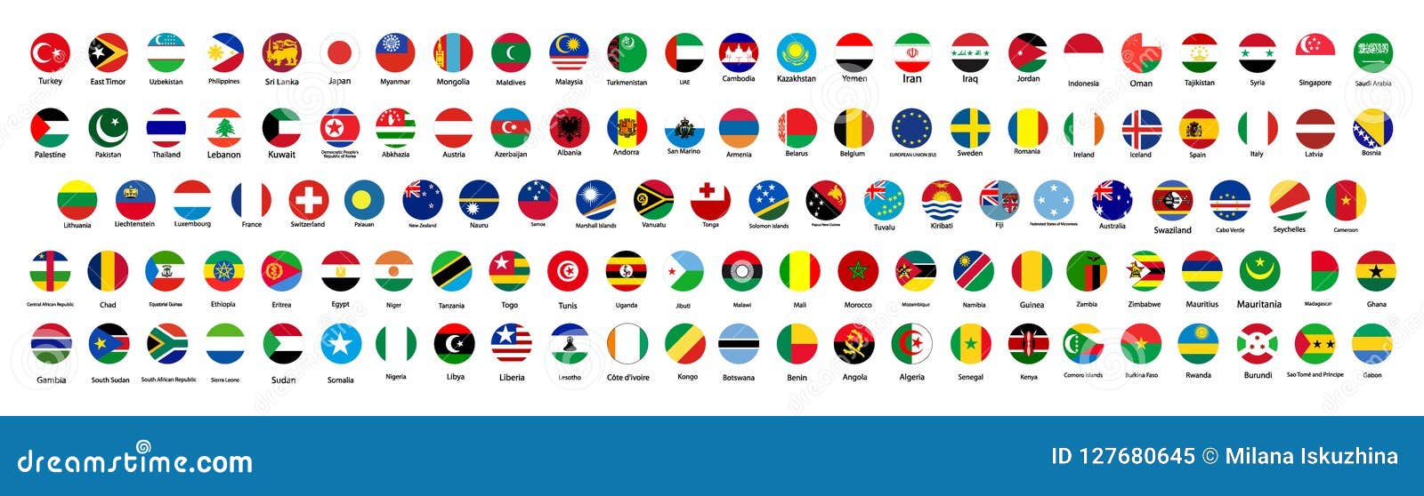 All Official National Flags of the World . Circular Design Stock Vector ... All Official National Flags of the World . Circular Design Stock Vector ...