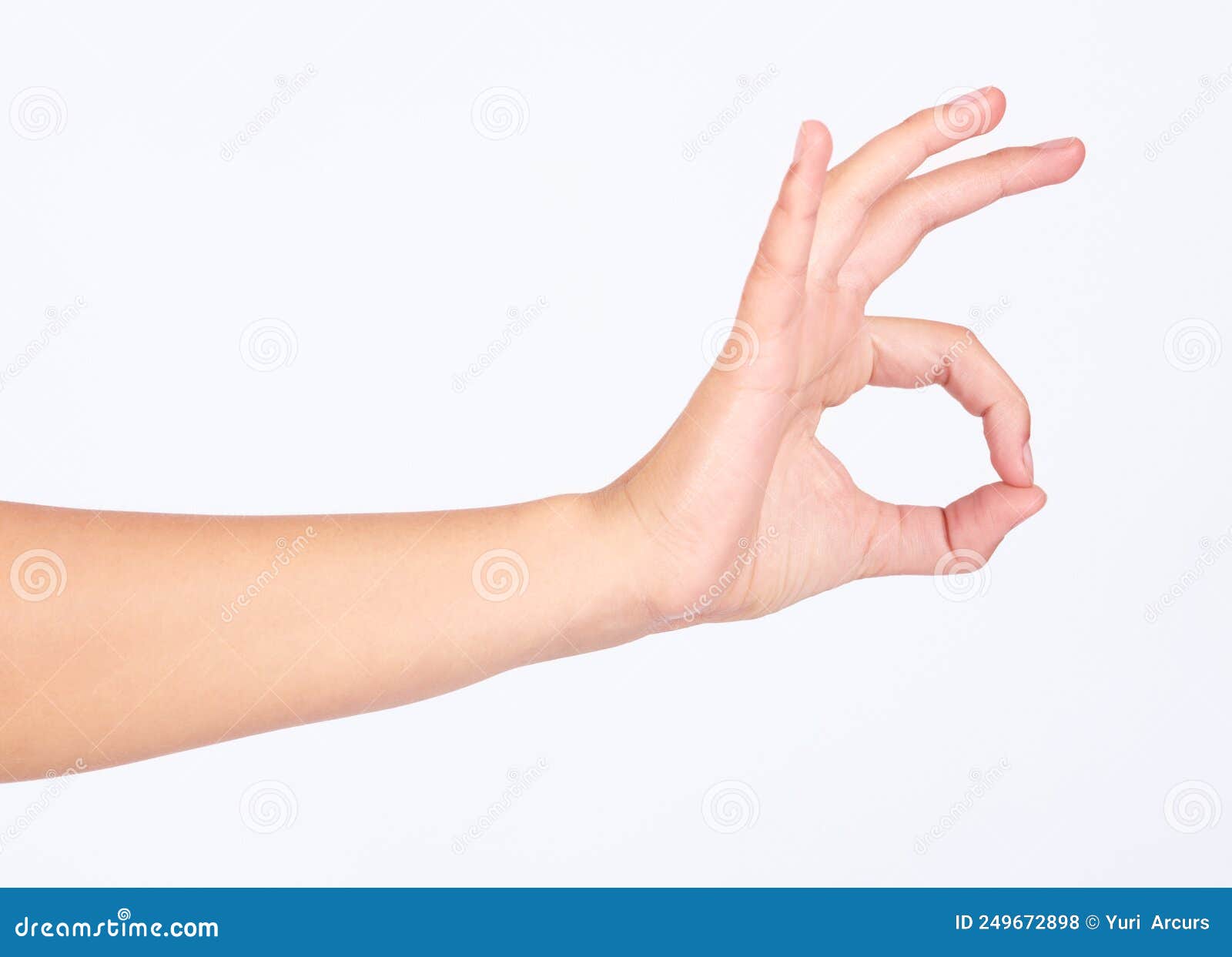 All is a-okay. Cropped Image of a Hand Giving the Okay Sign. Stock ...