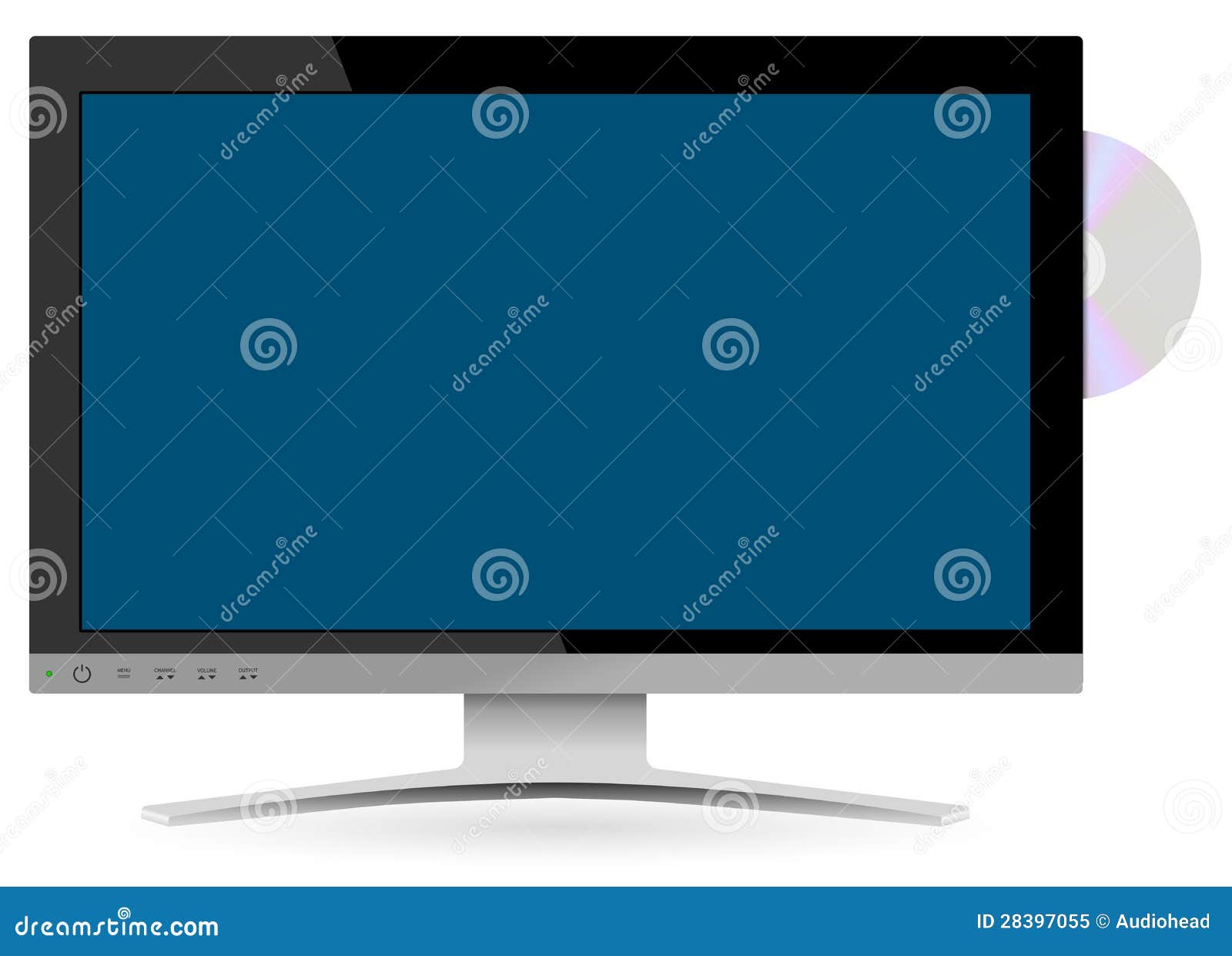All in One Computer stock vector. Illustration of desktop - 28397055