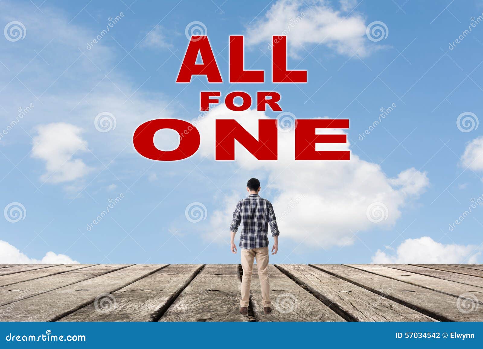 All for one stock photo. Image of slogan, success, relationship - 57034542
