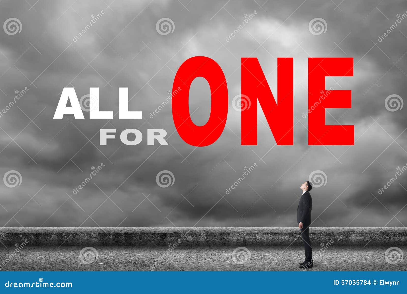 All for one stock photo. Image of look, dream, teamwork - 57035784