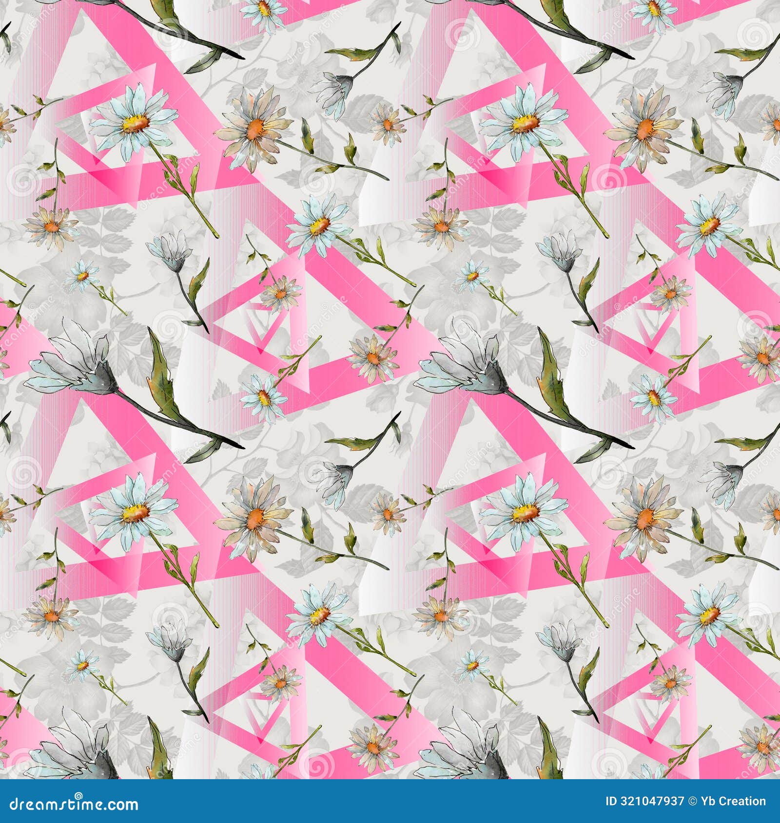 All Over Flower. Pateen.Flower All Over. All Over Design. Digital Print ...
