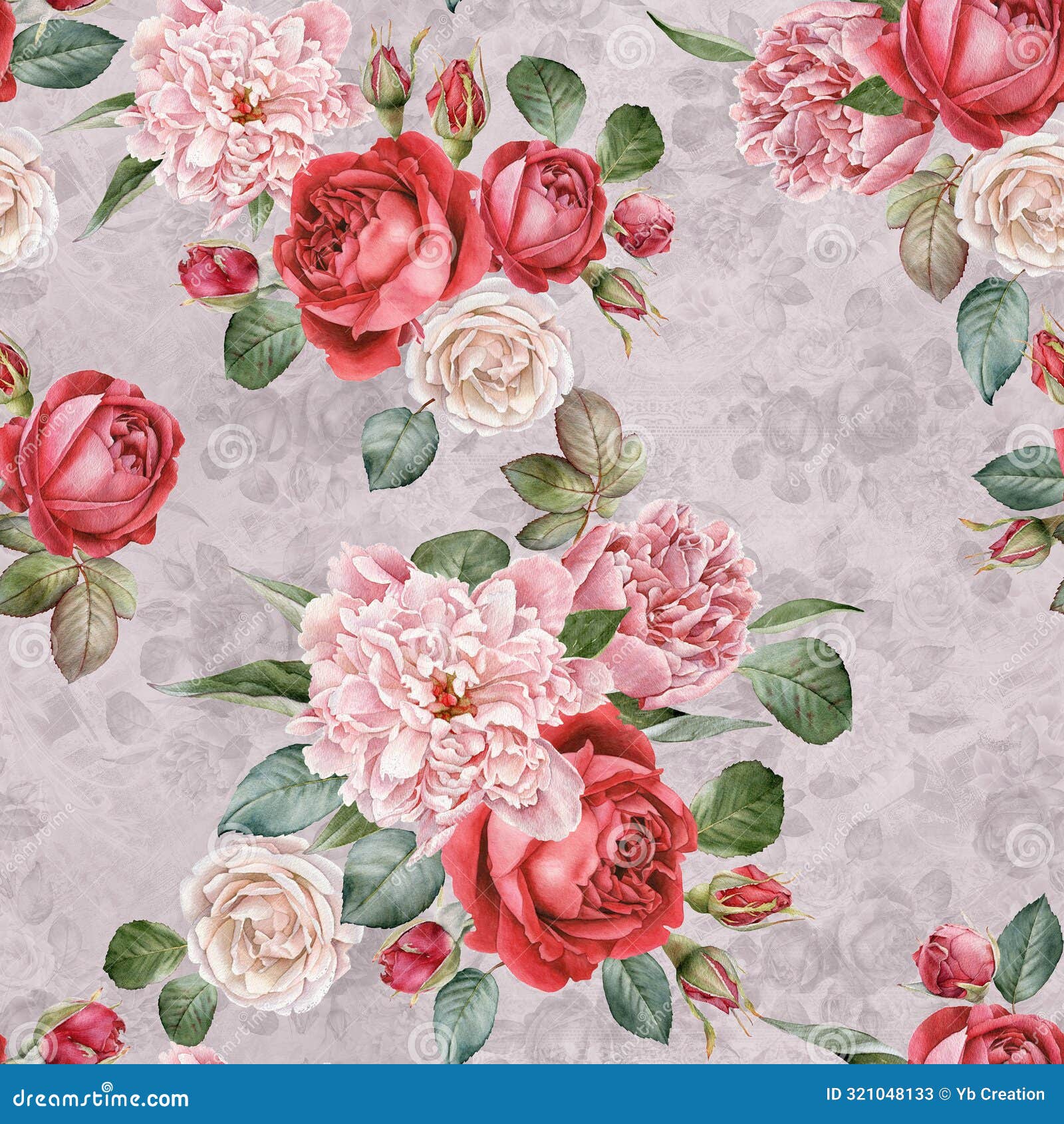 All Over Flower. Pateen.Flower All Over. All Over Design. Digital Print ...