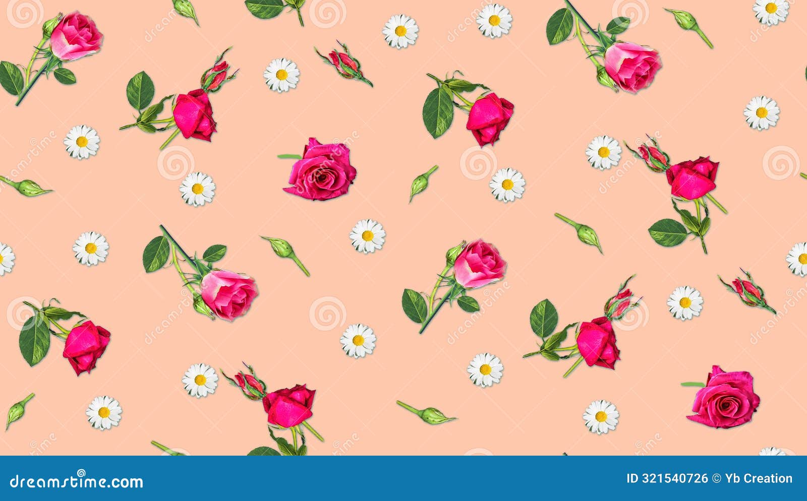 All Over Flower. Pateen.Flower All Over. All Over Design. Digital Print ...