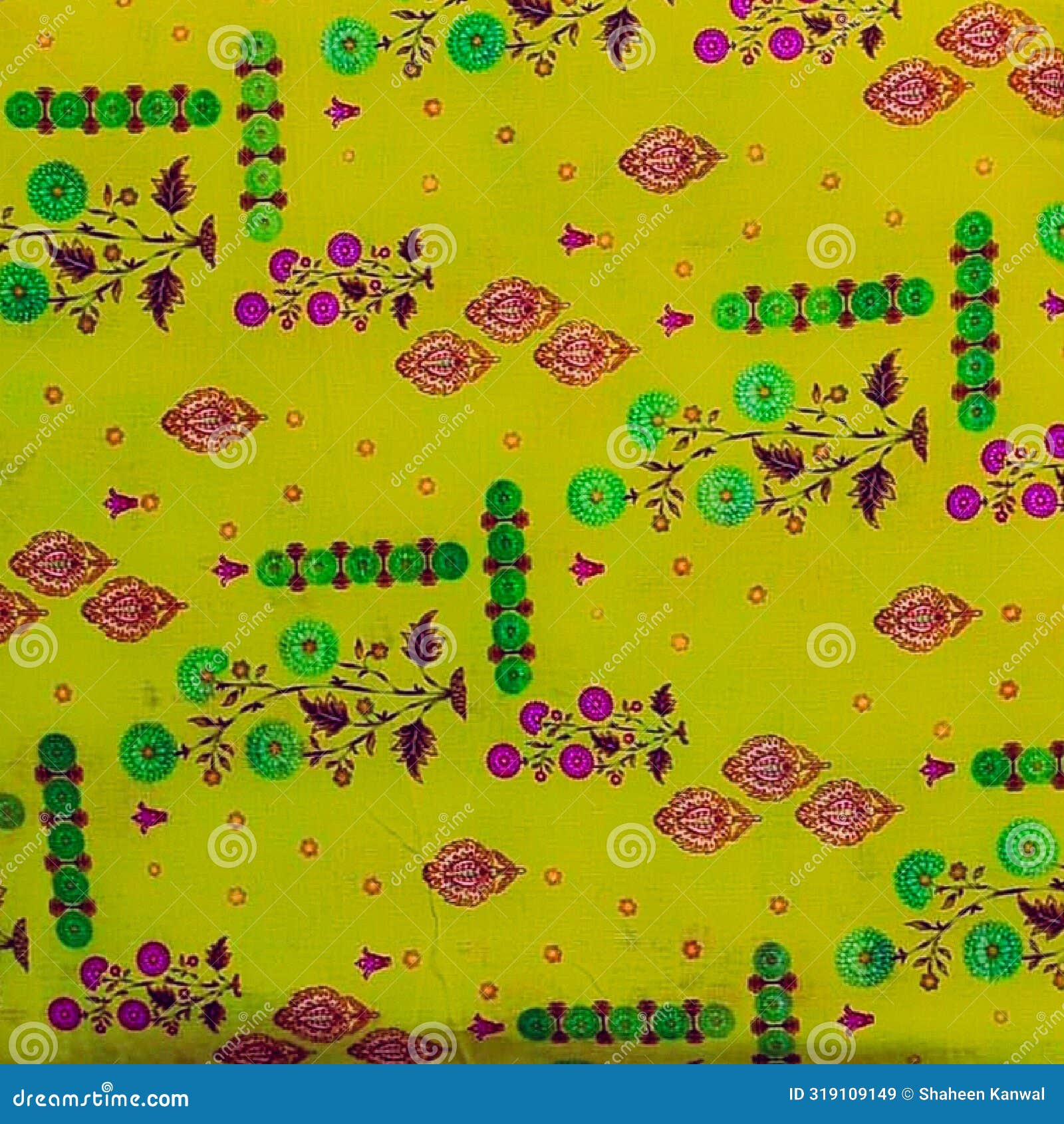 All Over Pattern for Textile Designing Stock Illustration ...