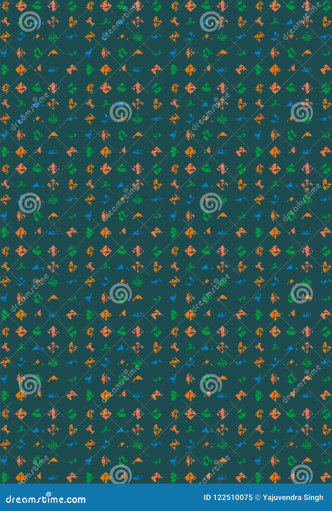 Abstract Green Geometrical All Over Design Stock Vector - Illustration ...