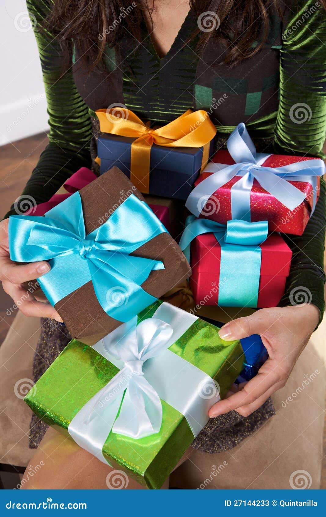 All the presents for me stock image. Image of present - 27144233