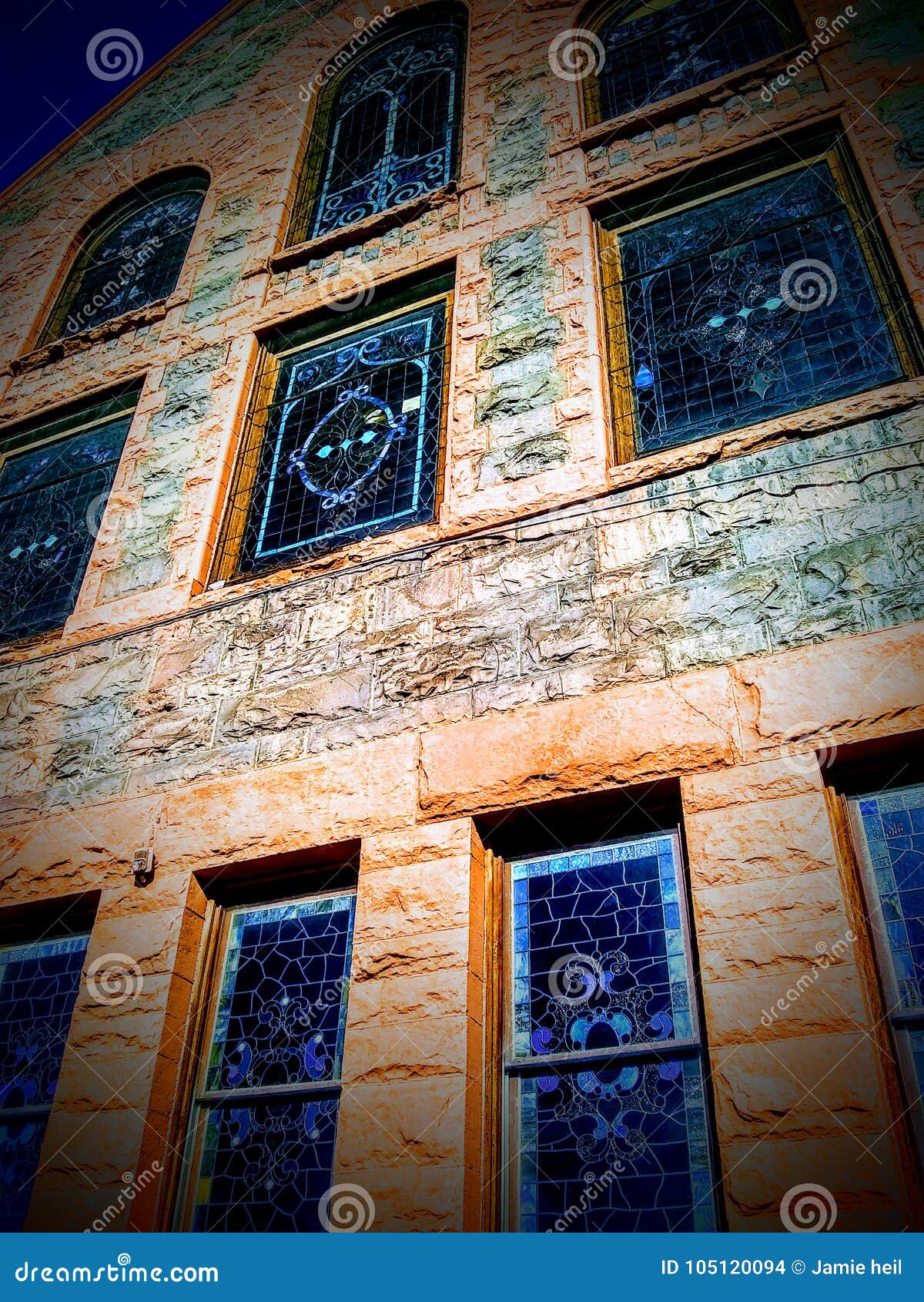 All the pretty windows stock photo. Image of blue, glass - 105120094