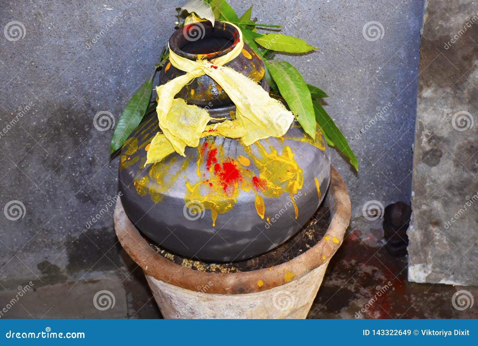 Ceramic Water Tank stock image. Image of earth, asia - 143322649