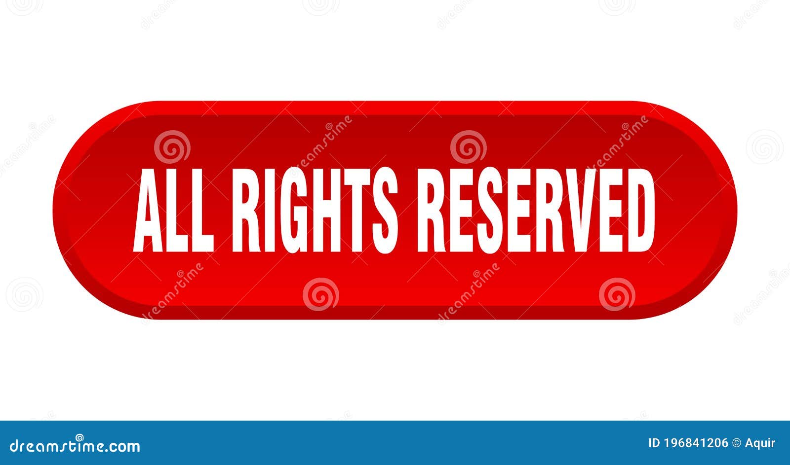 All Rights Reserved Label. All Rights Reserved Isolated Seal. Sticker ...