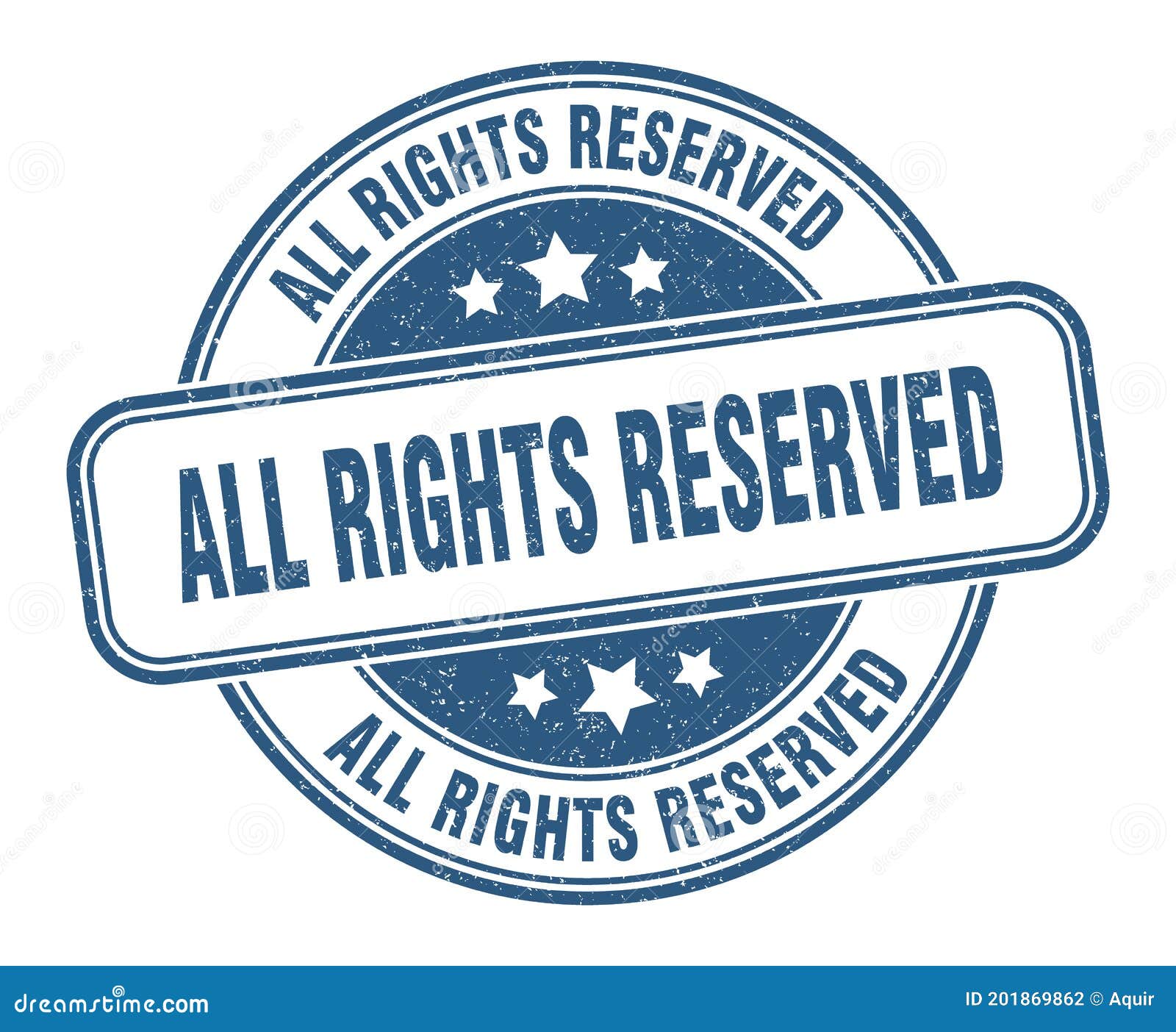 All Rights Reserved Stamp. All Rights Reserved Label. Round Grunge Sign ...