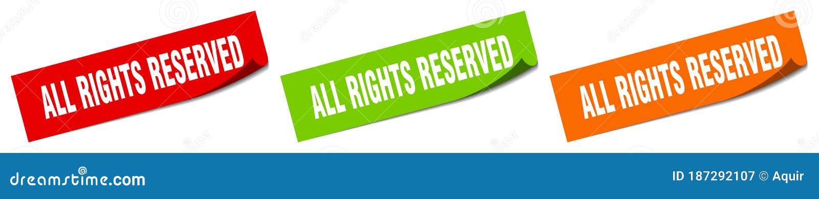 All Rights Reserved Sticker. All Rights Reserved Square Isolated Sign ...