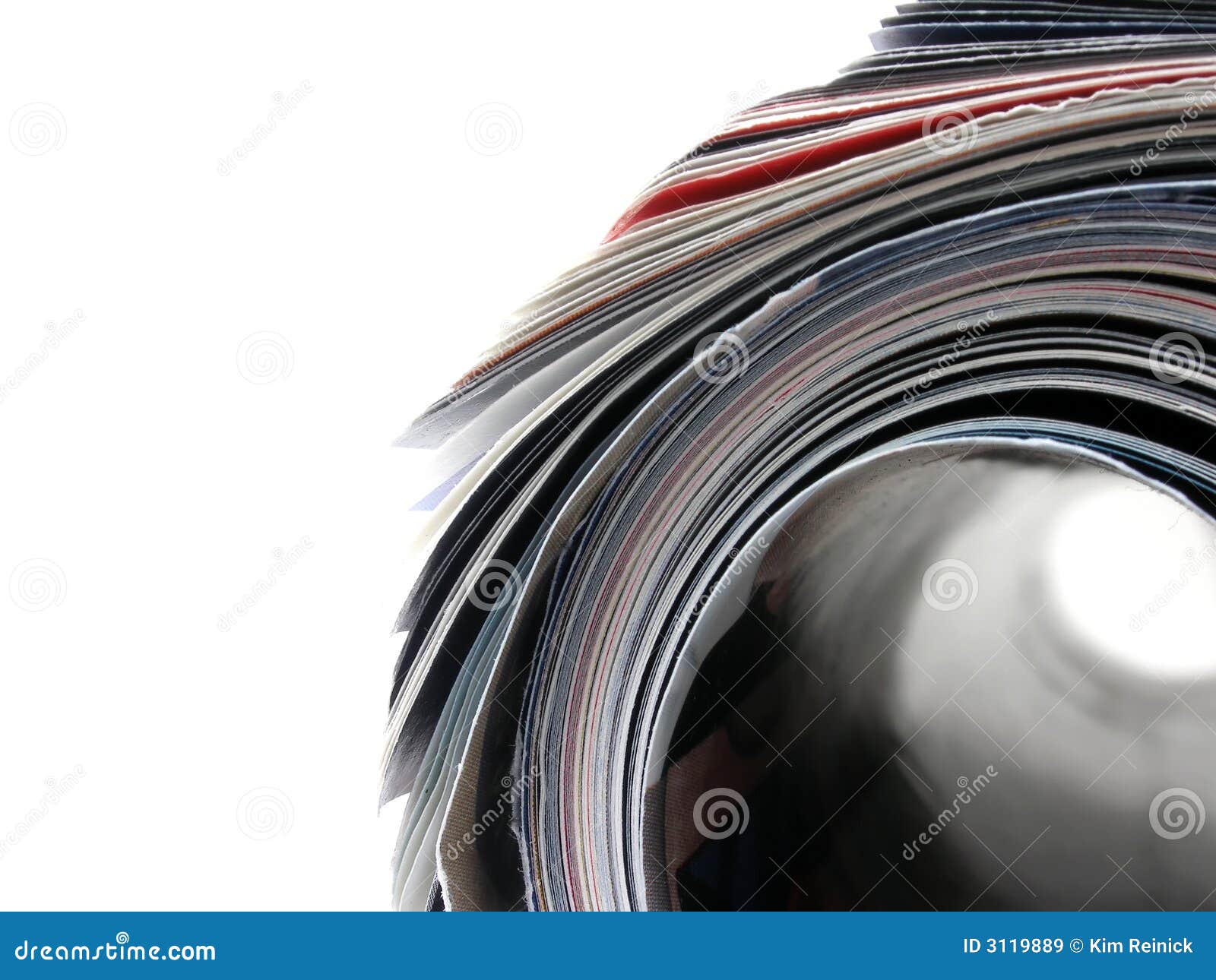 All rolled up stock image. Image of inform, articles, magazine - 3119889