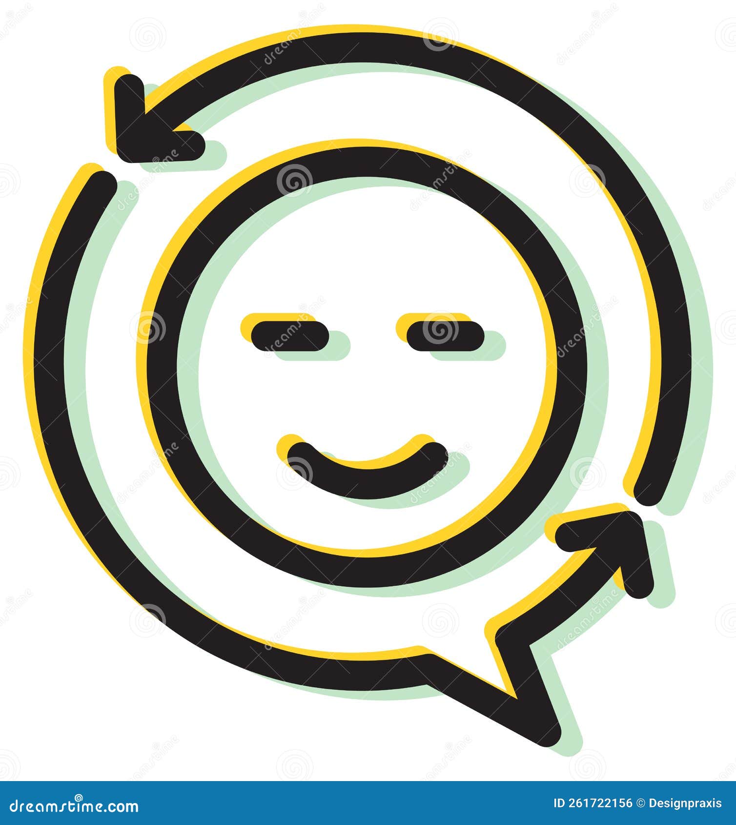 All Round Customer Service Support Icon Stock Illustration ...
