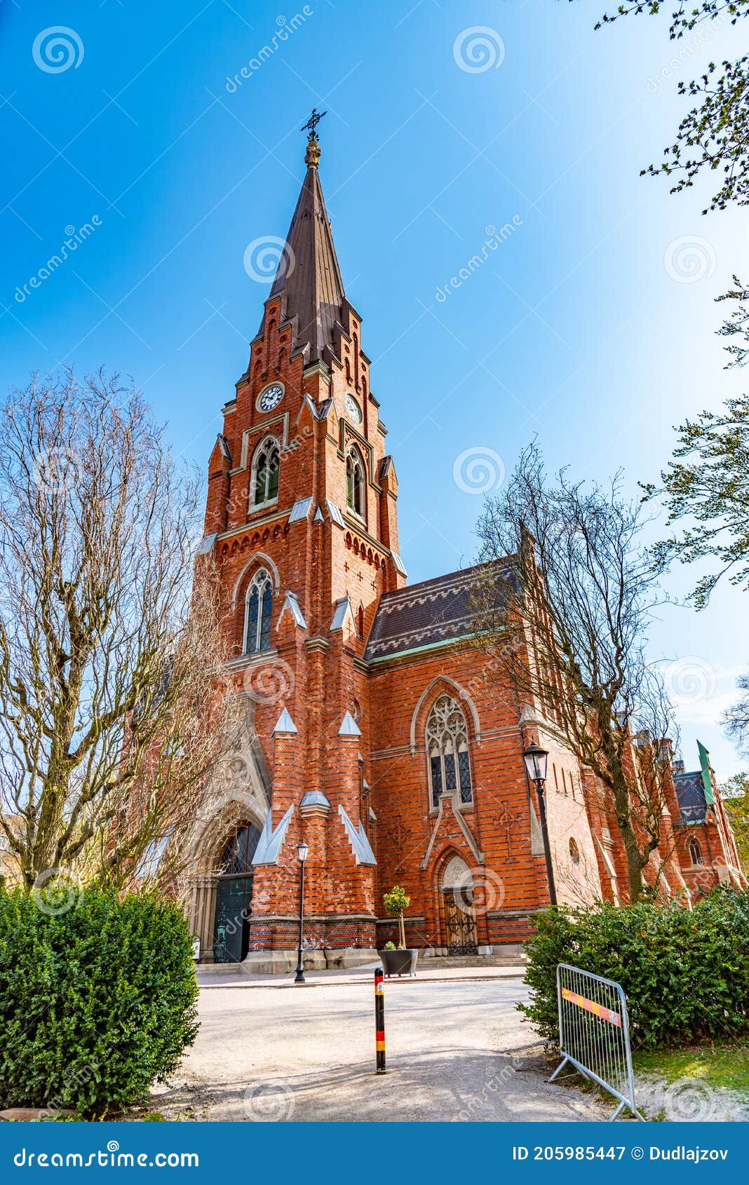 All Saints Church in Lund, Sweden Stock Image - Image of lung, grass ...