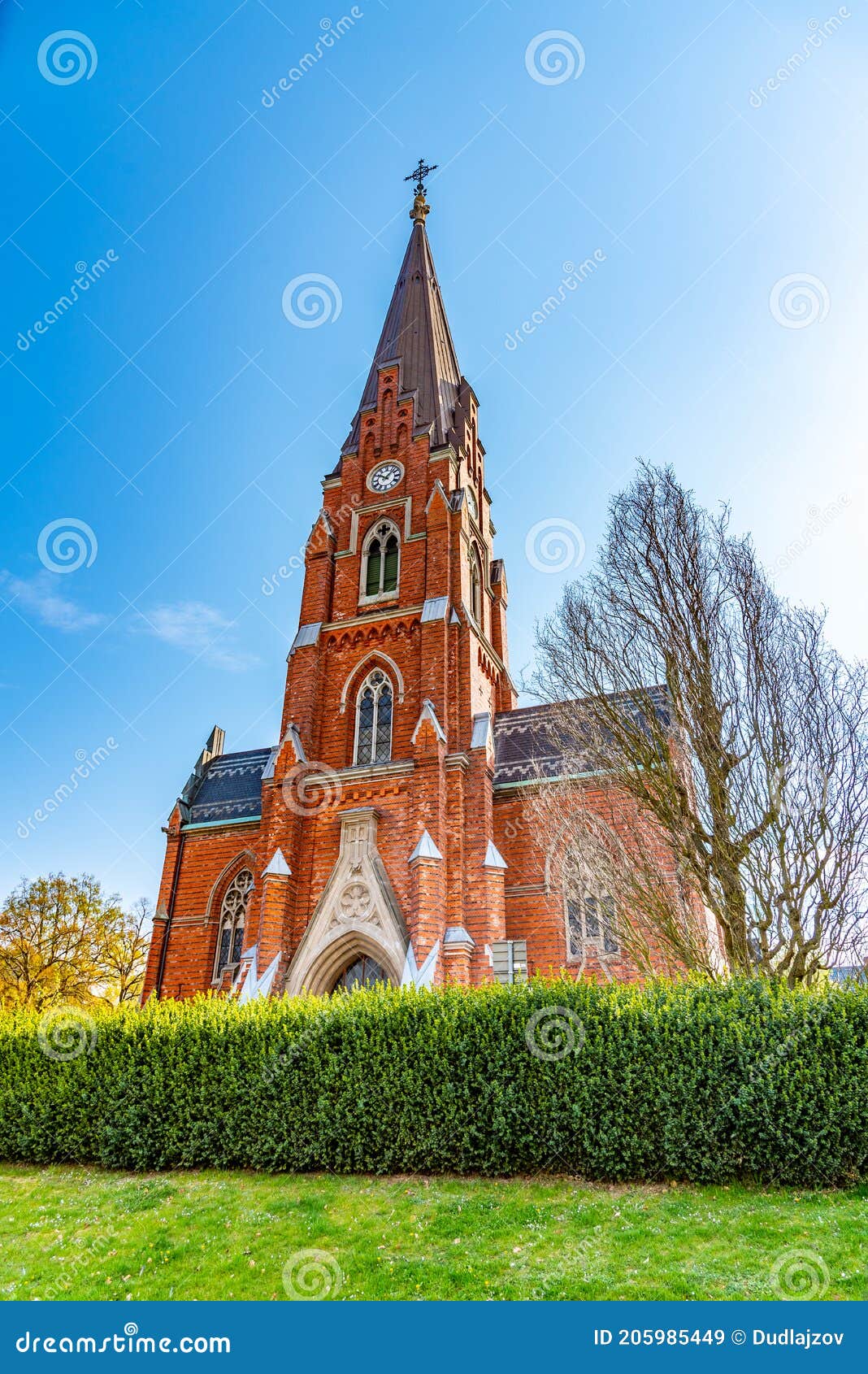 All Saints Church in Lund, Sweden Stock Image - Image of evangelical ...