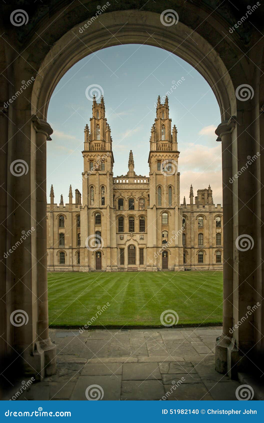 All Saints college, Oxford stock photo. Image of england - 51982140