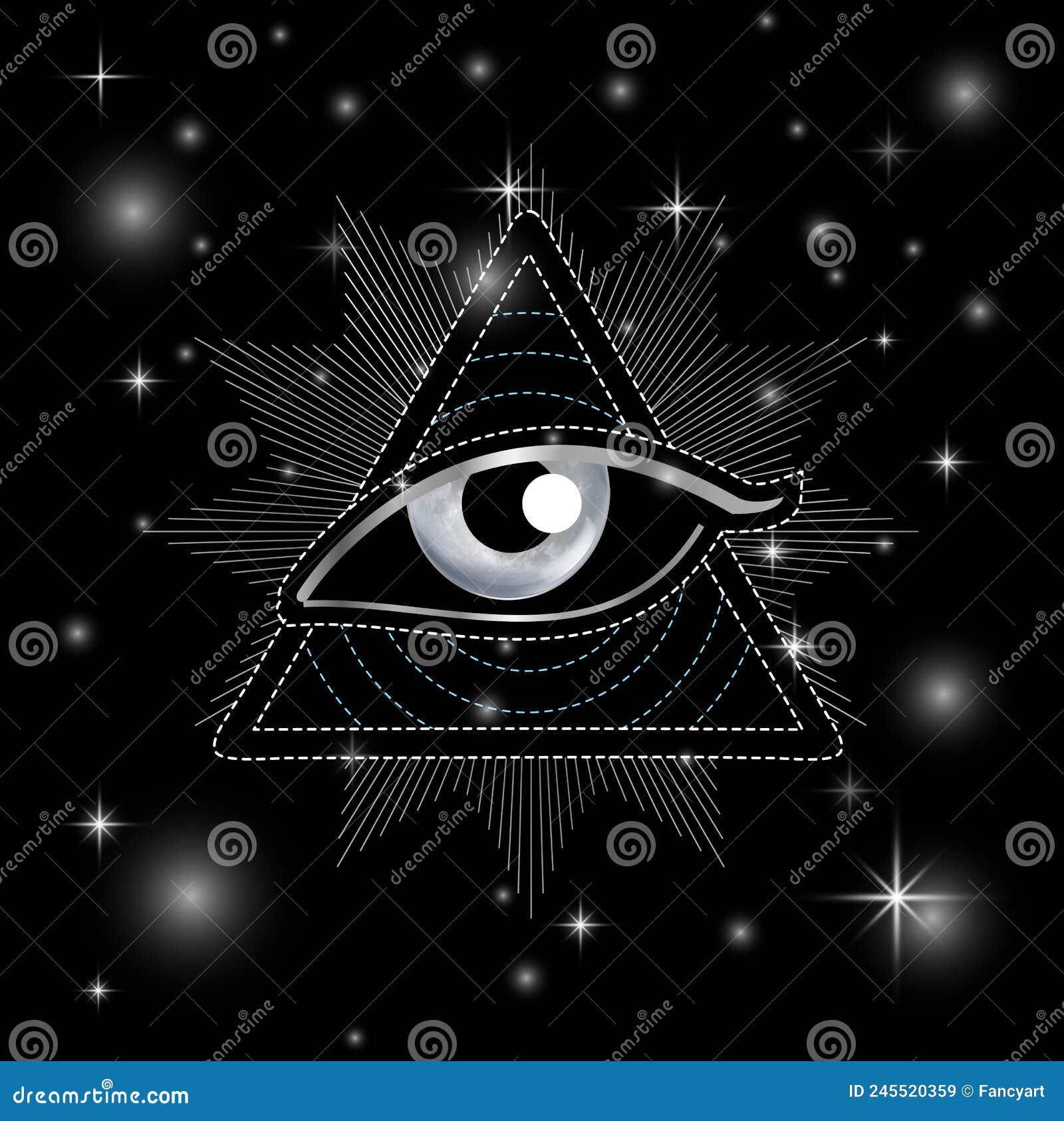 Illuminati Pyramid Vector