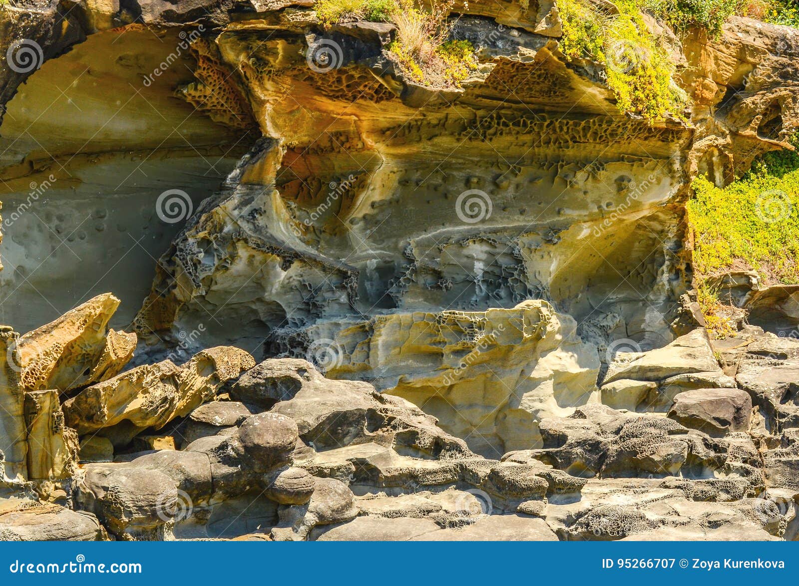 All Shades of Blue of the Pacific Ocean. Stock Image - Image of shades ...