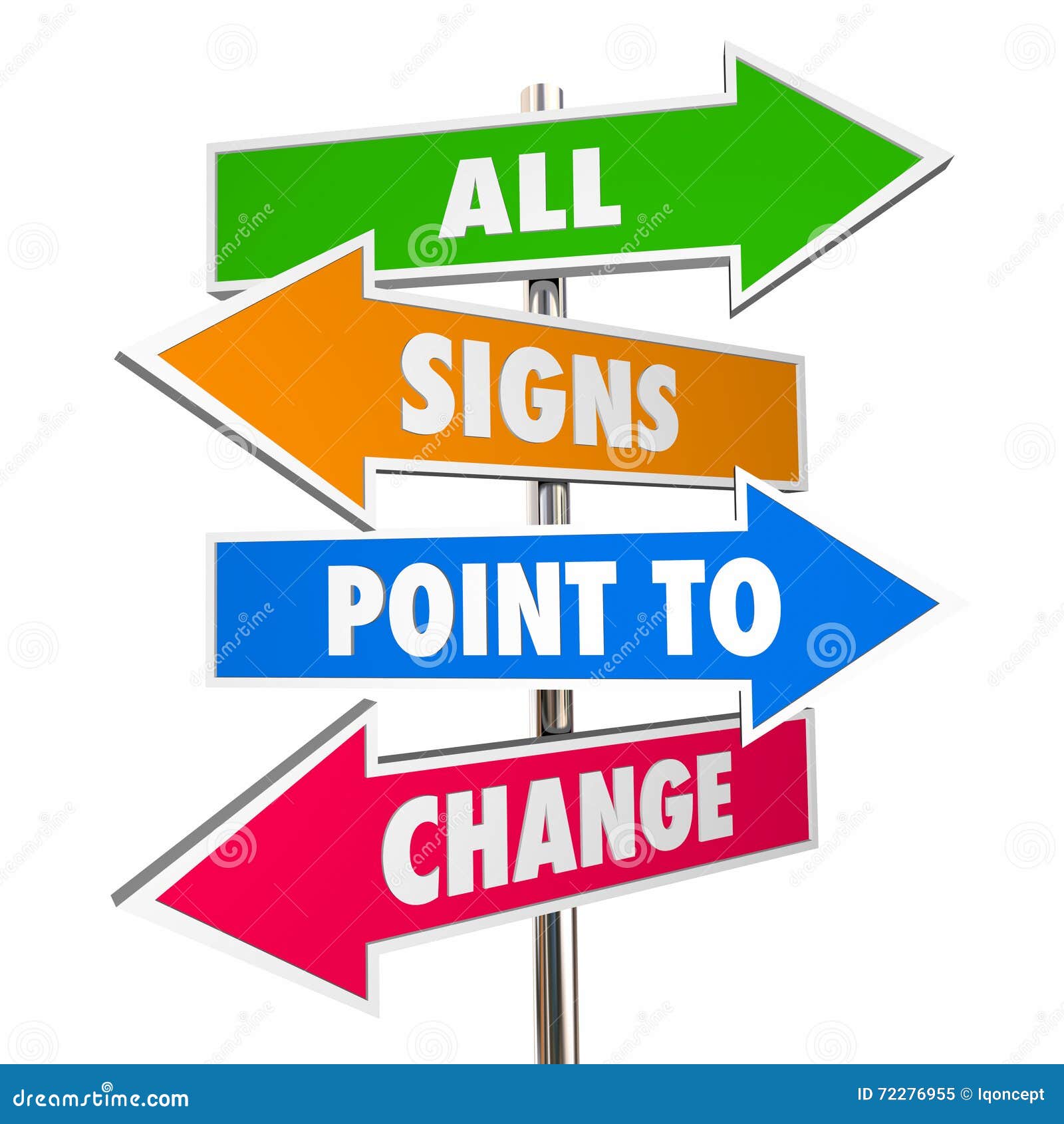 Change Adapt Evolve 3D Words On White Background Royalty-Free Stock ...