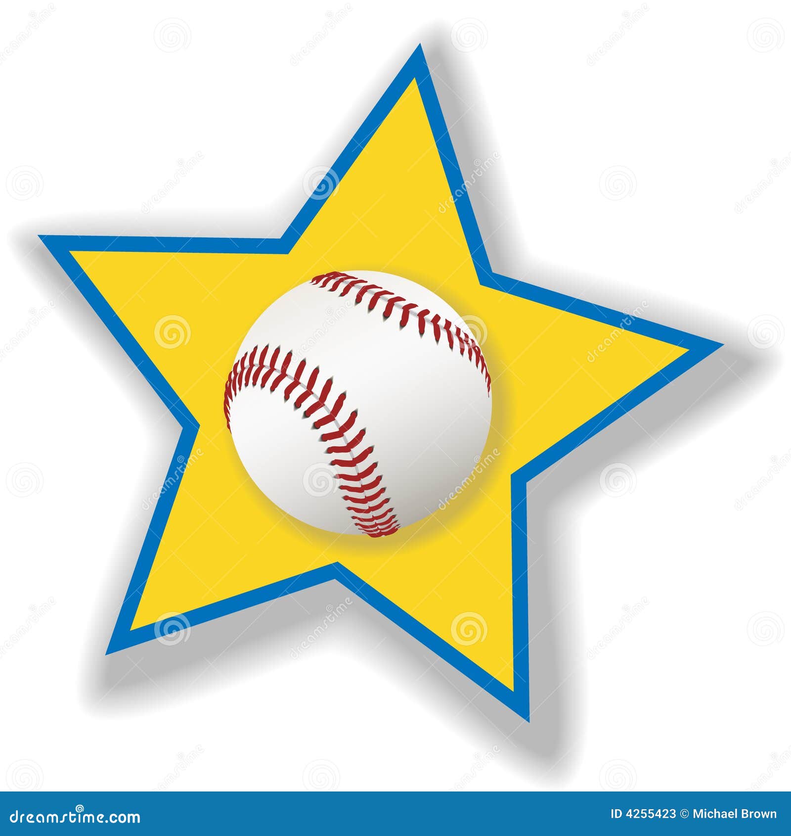 Baseball All Star Clip Art